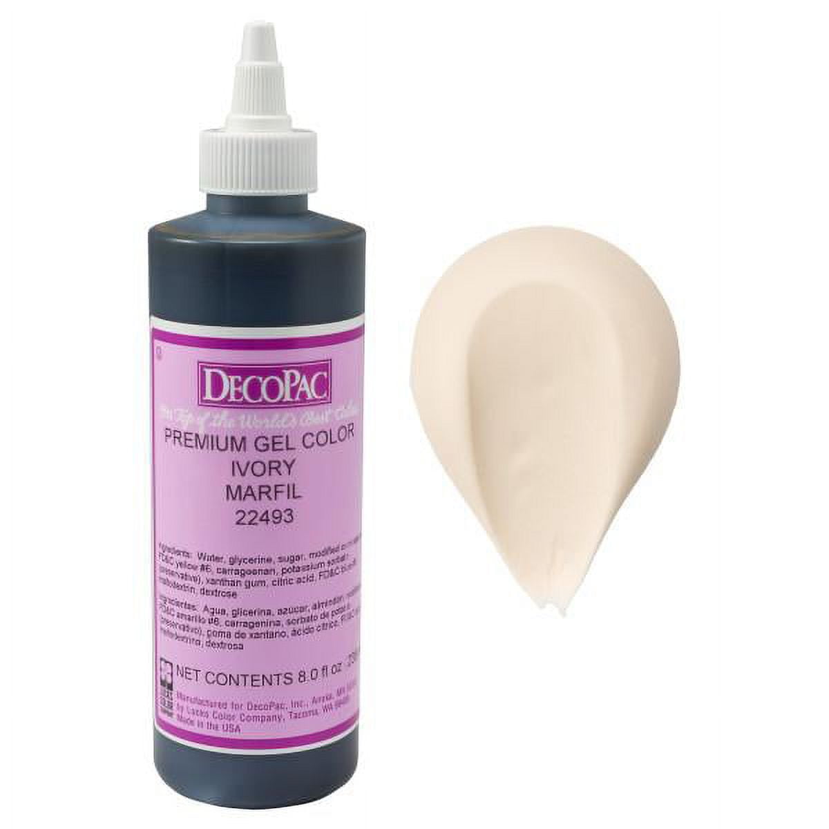 DecoPac Ivory Premium Gel Premium Gel Color - Walmart.com
