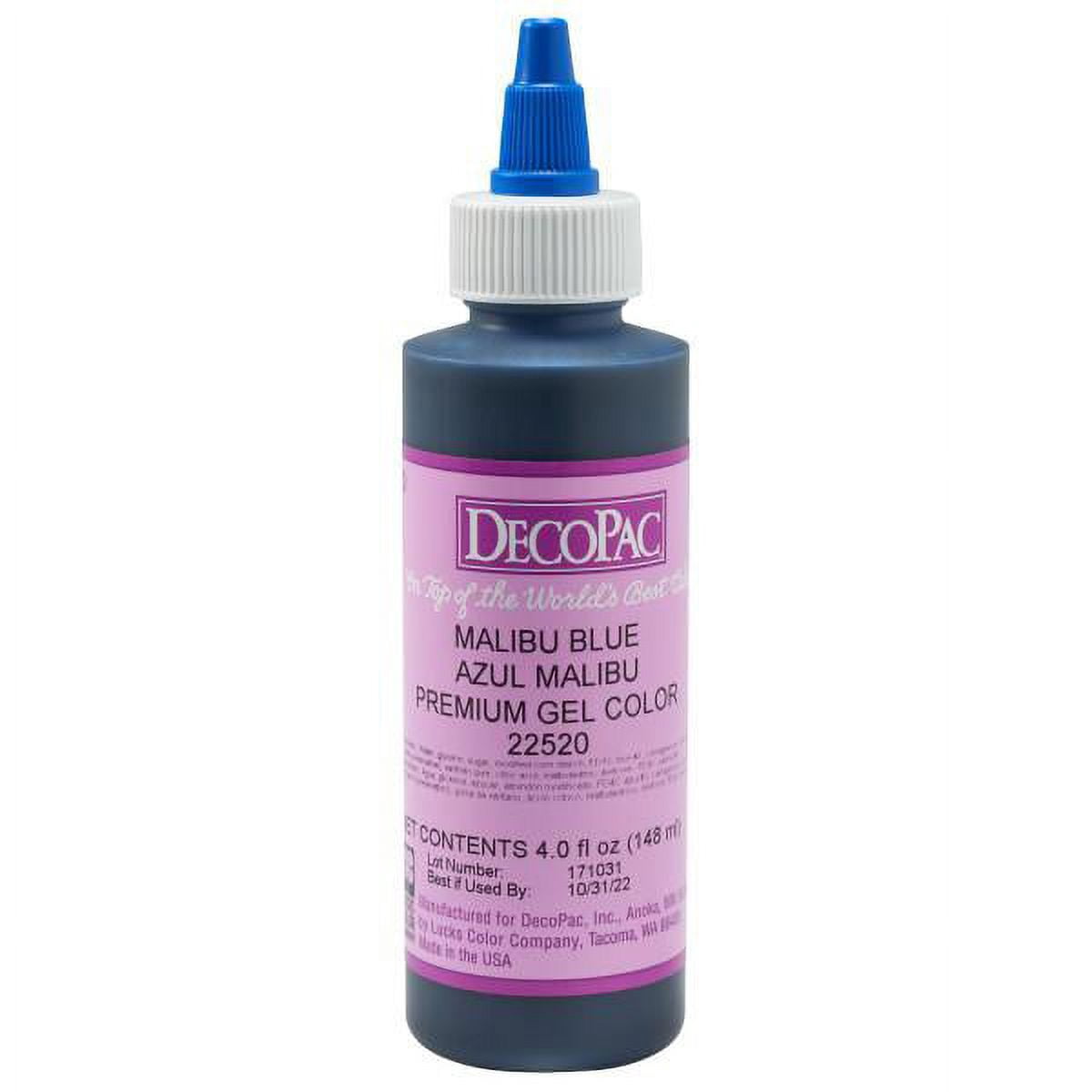 DecoPac Malibu Blue Premium Trend Gel Color - Walmart.com