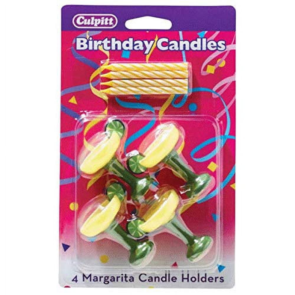 DecoPac Margarita Birthday Cake Topper Candle Holders - Walmart.com