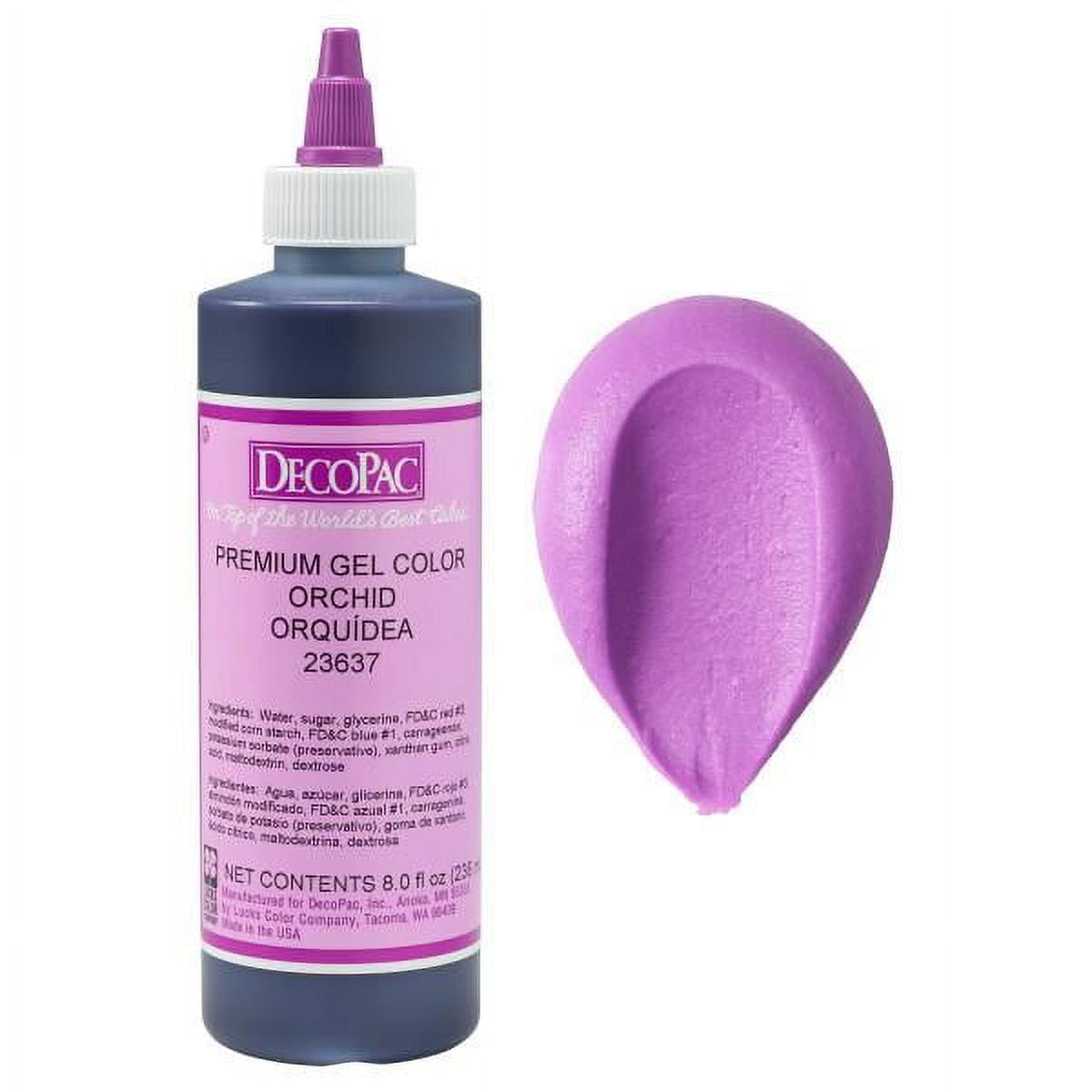 DecoPac Orchid Premium Gel Premium Gel Color - Walmart.com