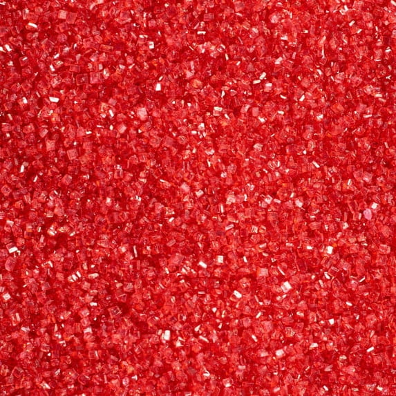DecoPac Red Edible Sanding Sugar in Handheld Container 33oz for Cakes ...