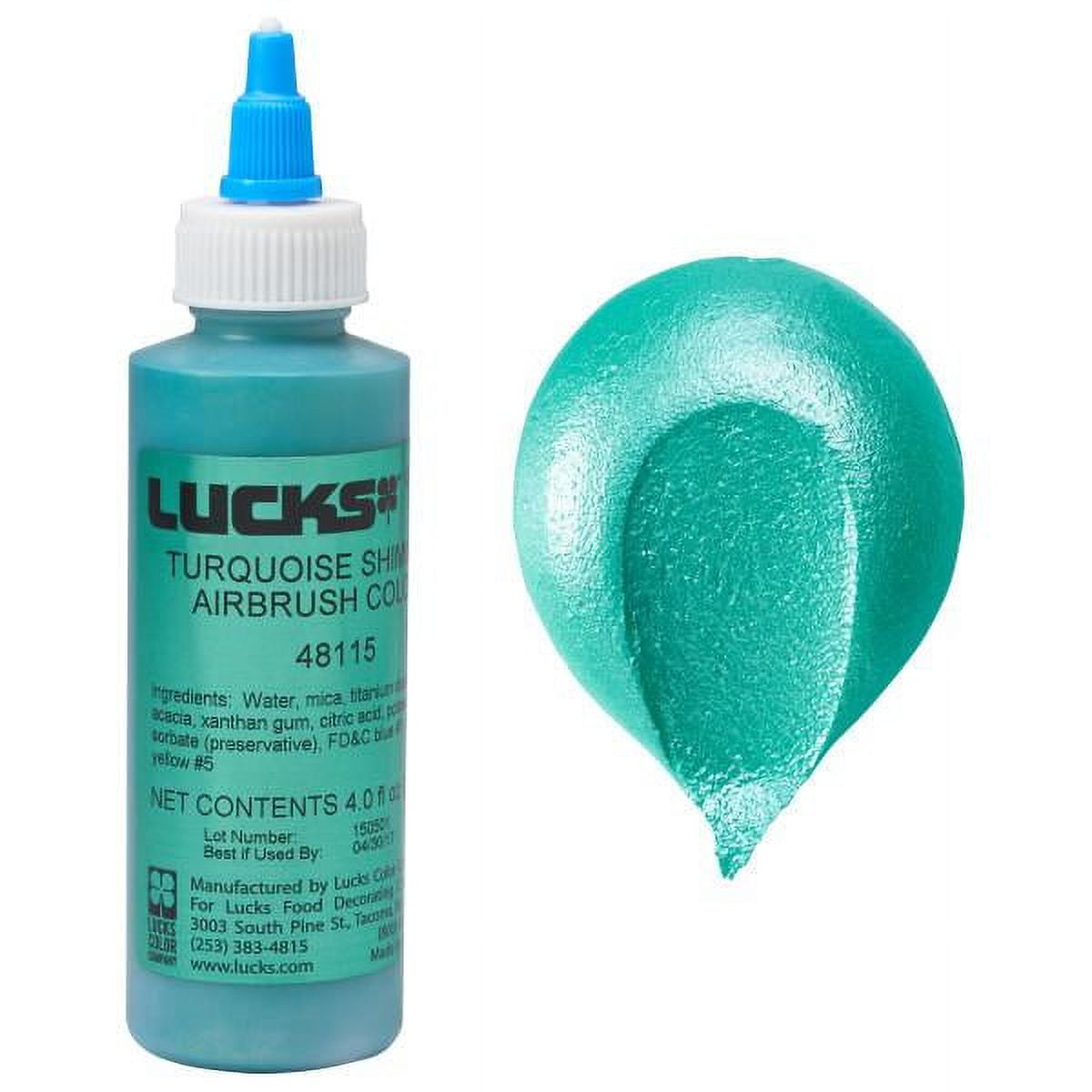 DecoPac Shimmer Premium Airbrush Color Turquoise - Walmart.com