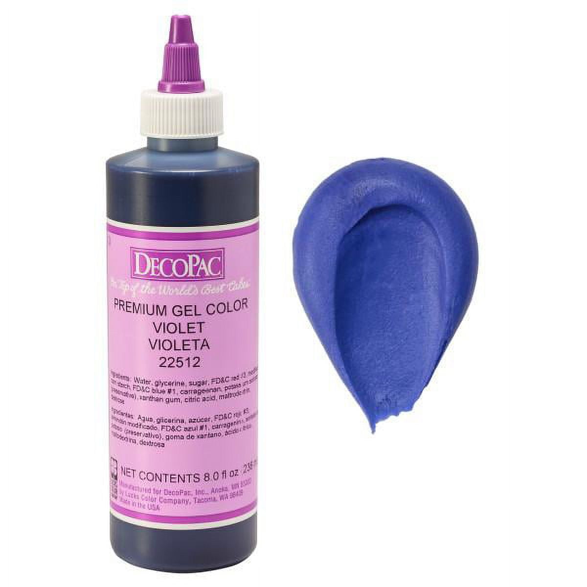 DecoPac Violet Premium Gel Premium Gel Color - Walmart.com