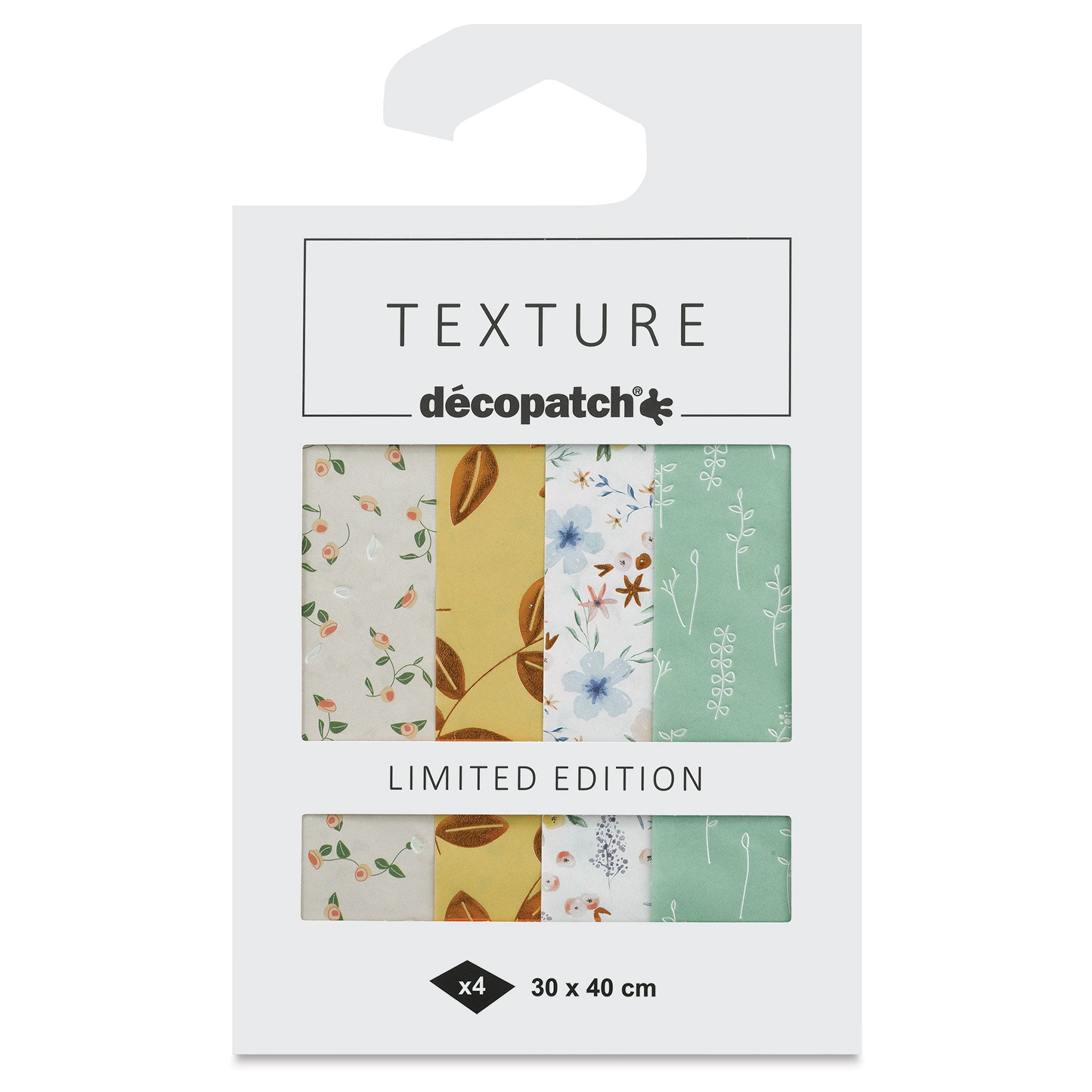 DecoPatch Foil Paper - Limited Edition, Garden of Paradise, Set of 4 ...