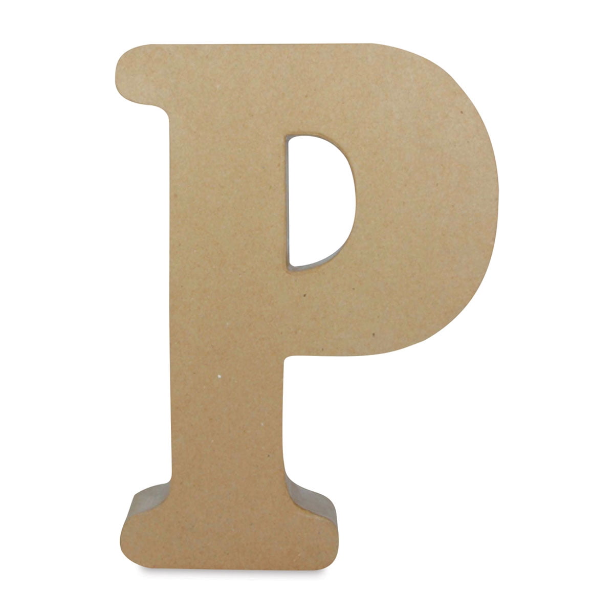 DecoPatch Paper Mache Funny Letter - P, Uppercase, 8-1/2" W x 12" H x 2 ...