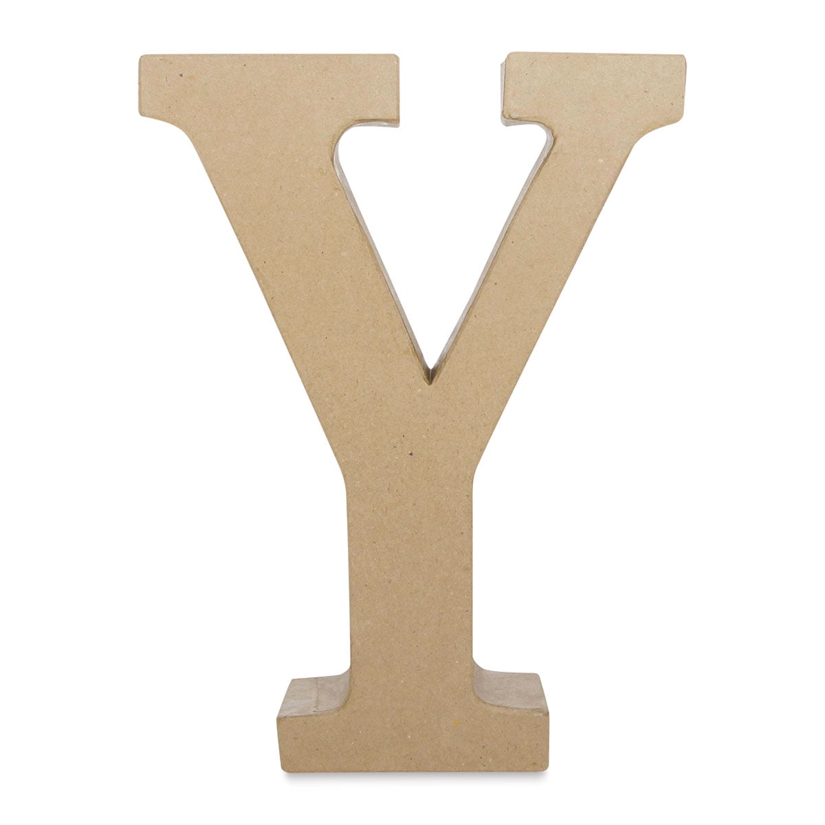 DecoPatch Paper Mache Funny Letter - Y, Uppercase, 8-1/2" W x 12" H x 2 ...