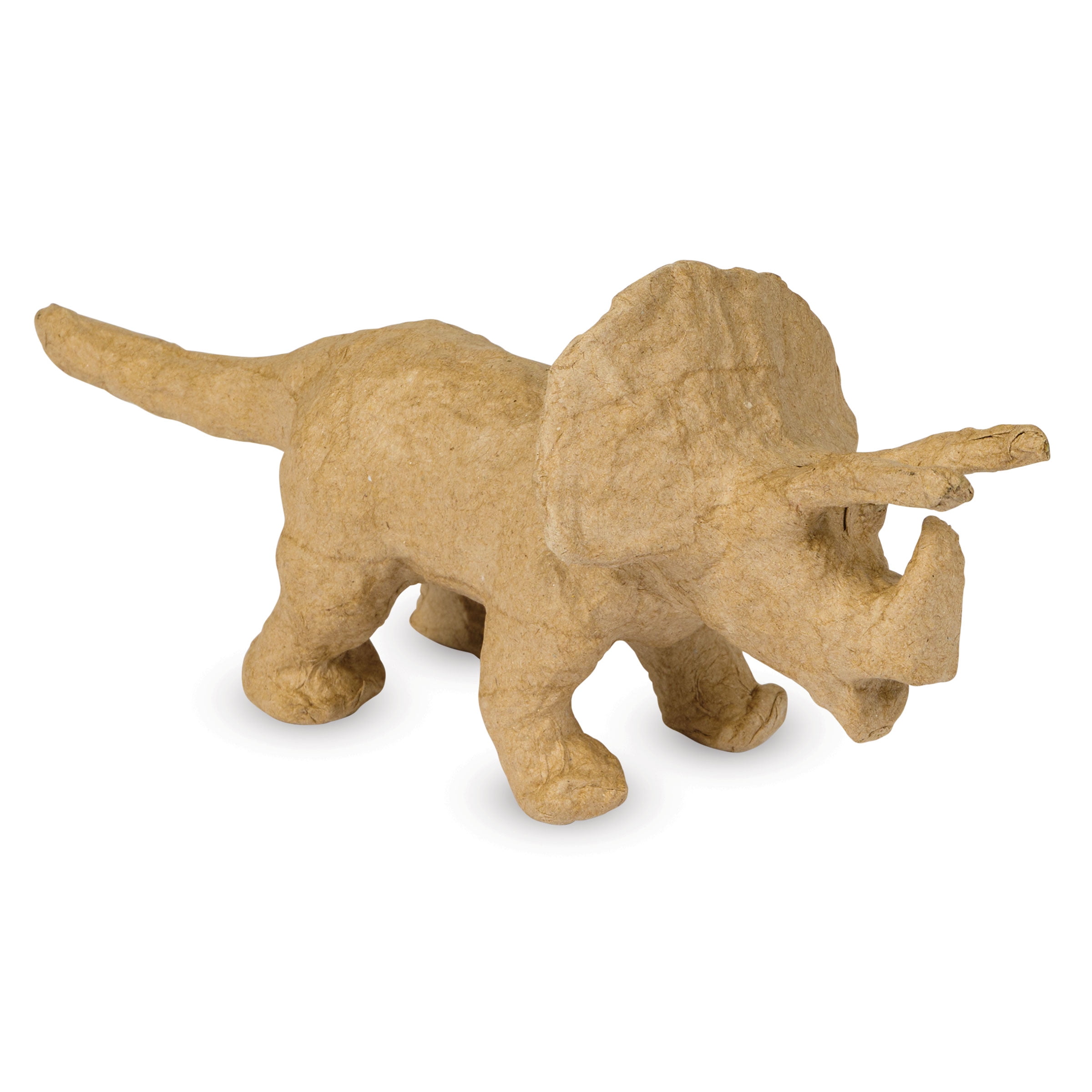 DecoPatch Small Paper Mache Animal - Triceratops - Walmart.com