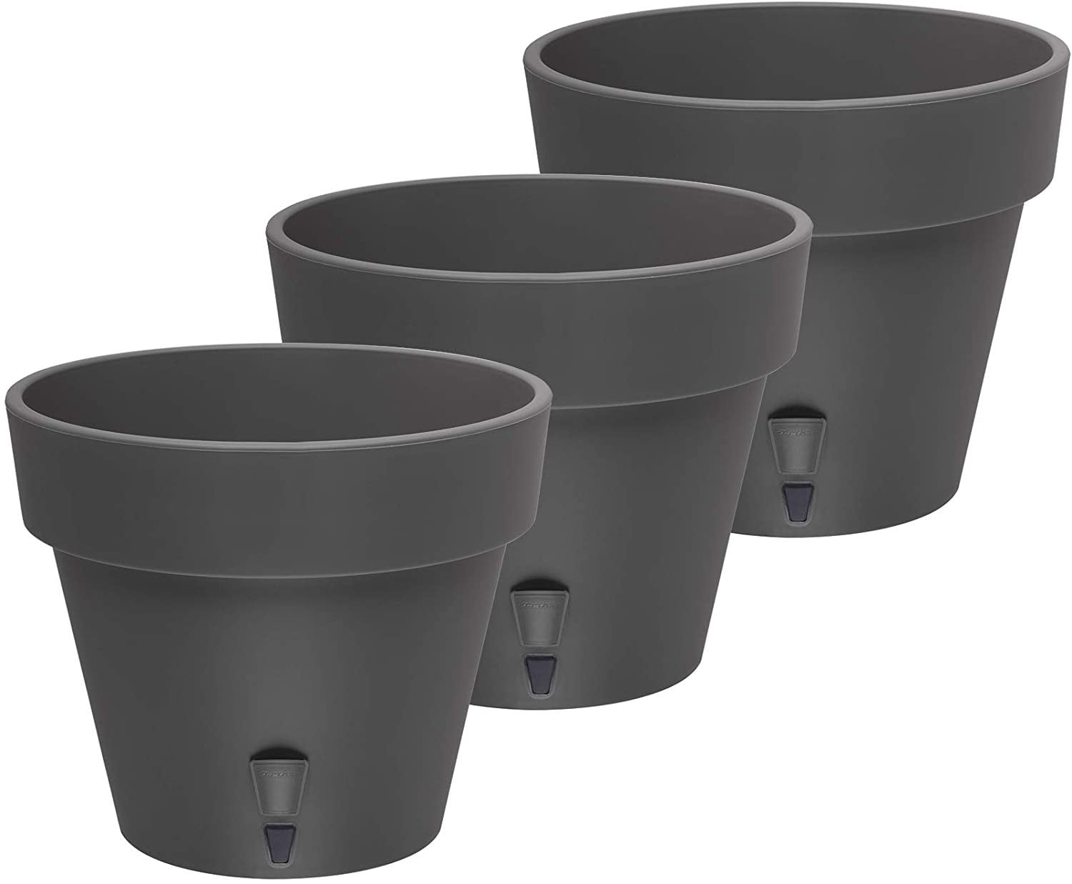 DecoPots - Pack of 3 - Self Watering Planter - Height 5.9 inches ...