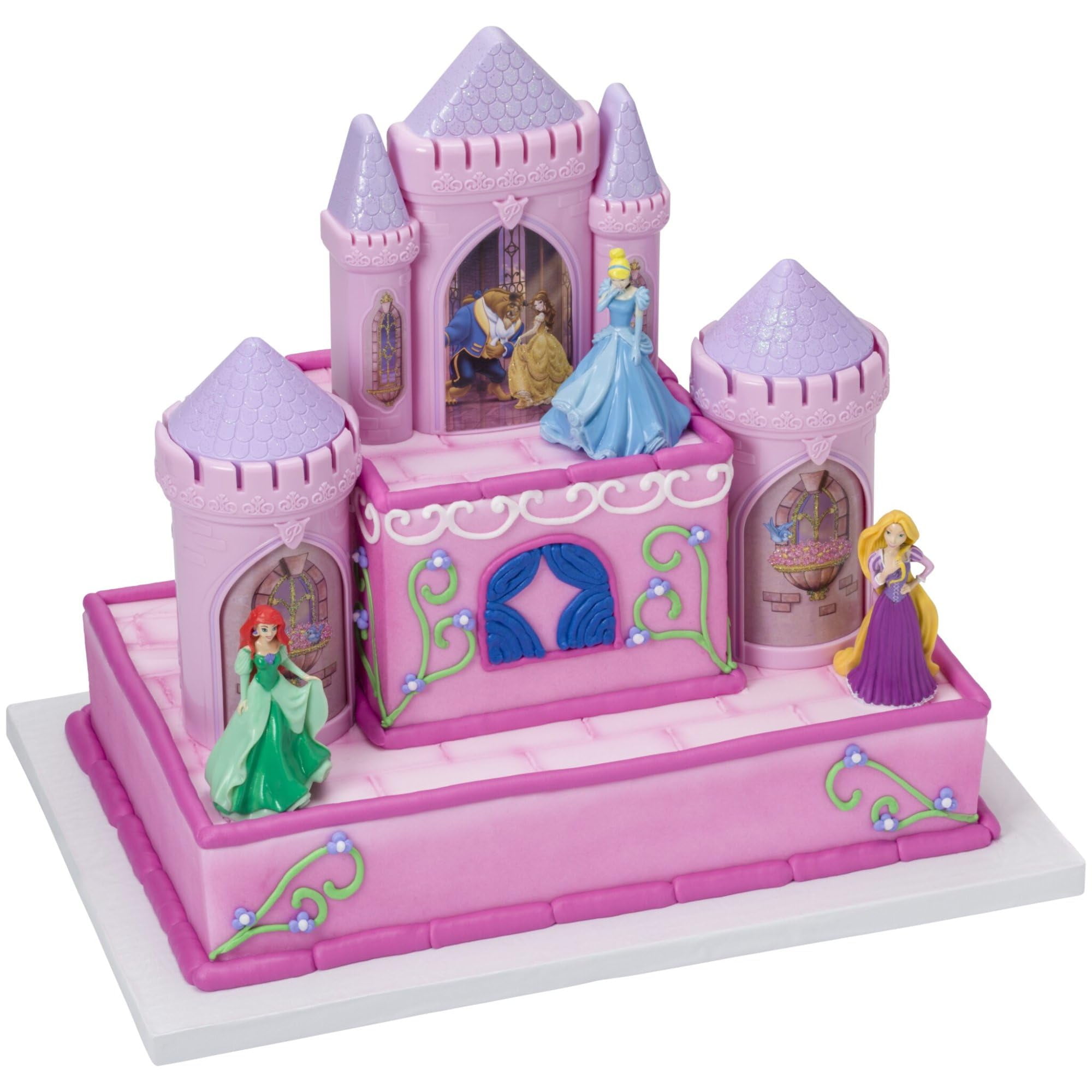 DecoSet® Disney Princess FEV6 Happily Ever After Birthday Cake Topper ...