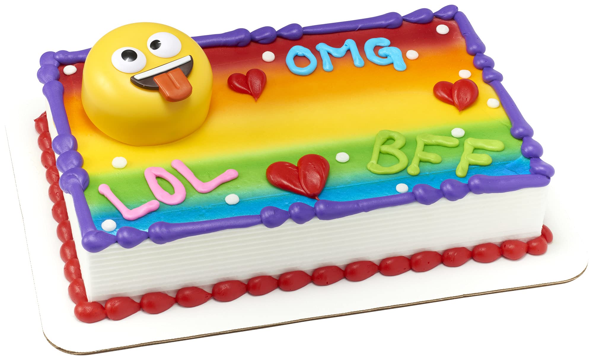 DecoSet® Emoji ITRDN Am Birthday Cake Topper, 7-Piece Set, Decoration ...