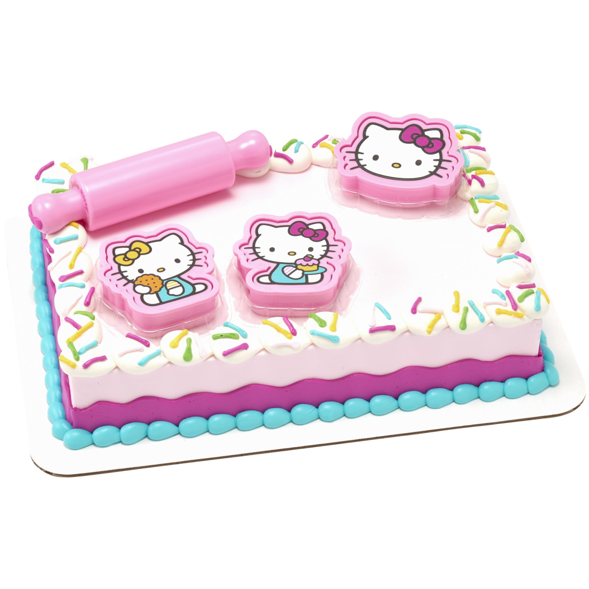 DecoSet® Hello Kitty®TRDN Play Bake Fun Cake Topper, 7-Piece Decoration ...