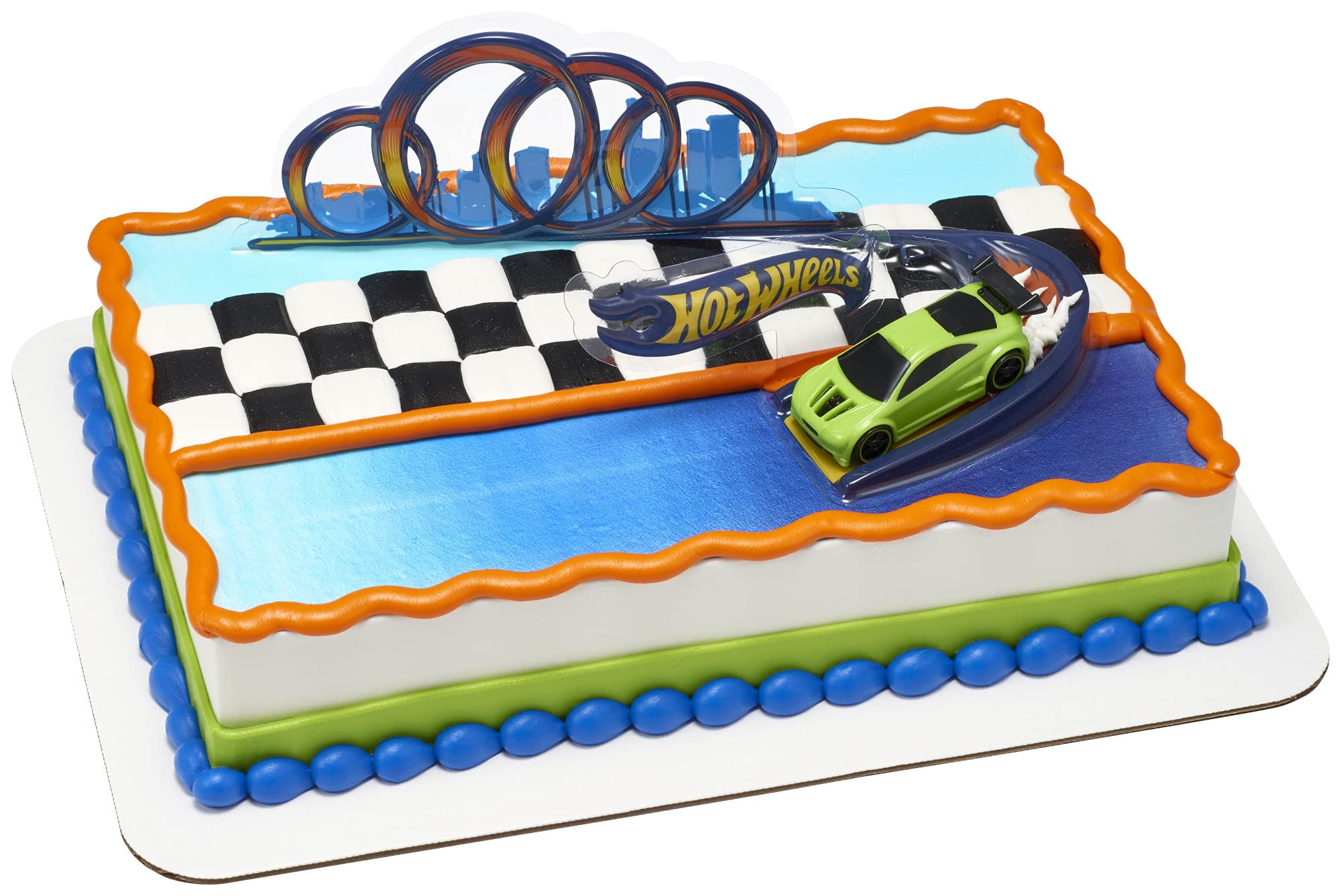 DecoSet® Hot Wheels Drift Birthday Cake RST1 Decorations, 2-Piece ...
