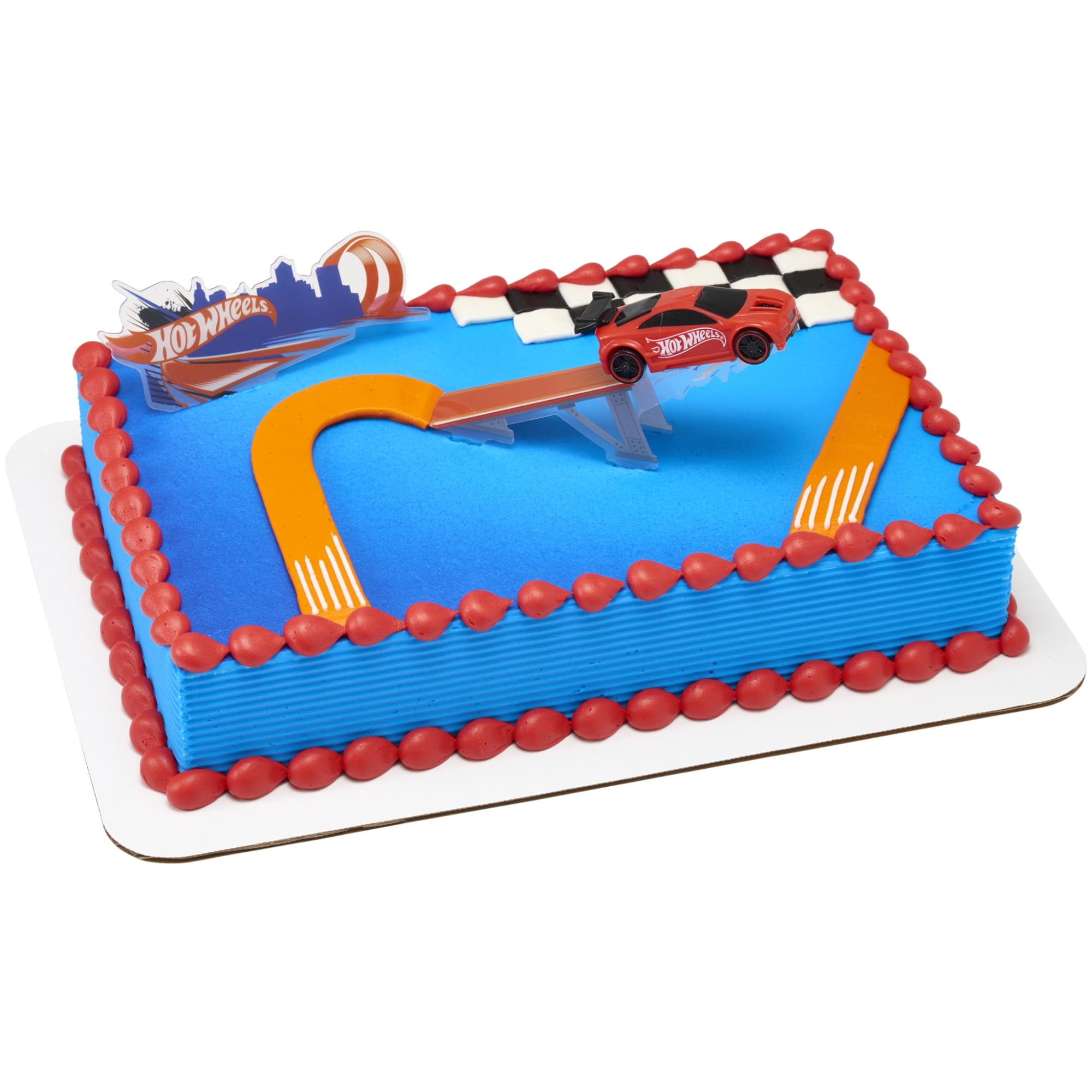 DecoSet® Hot Wheels™ Supreme Speed Cake RST1 Topper, Car Cake ...