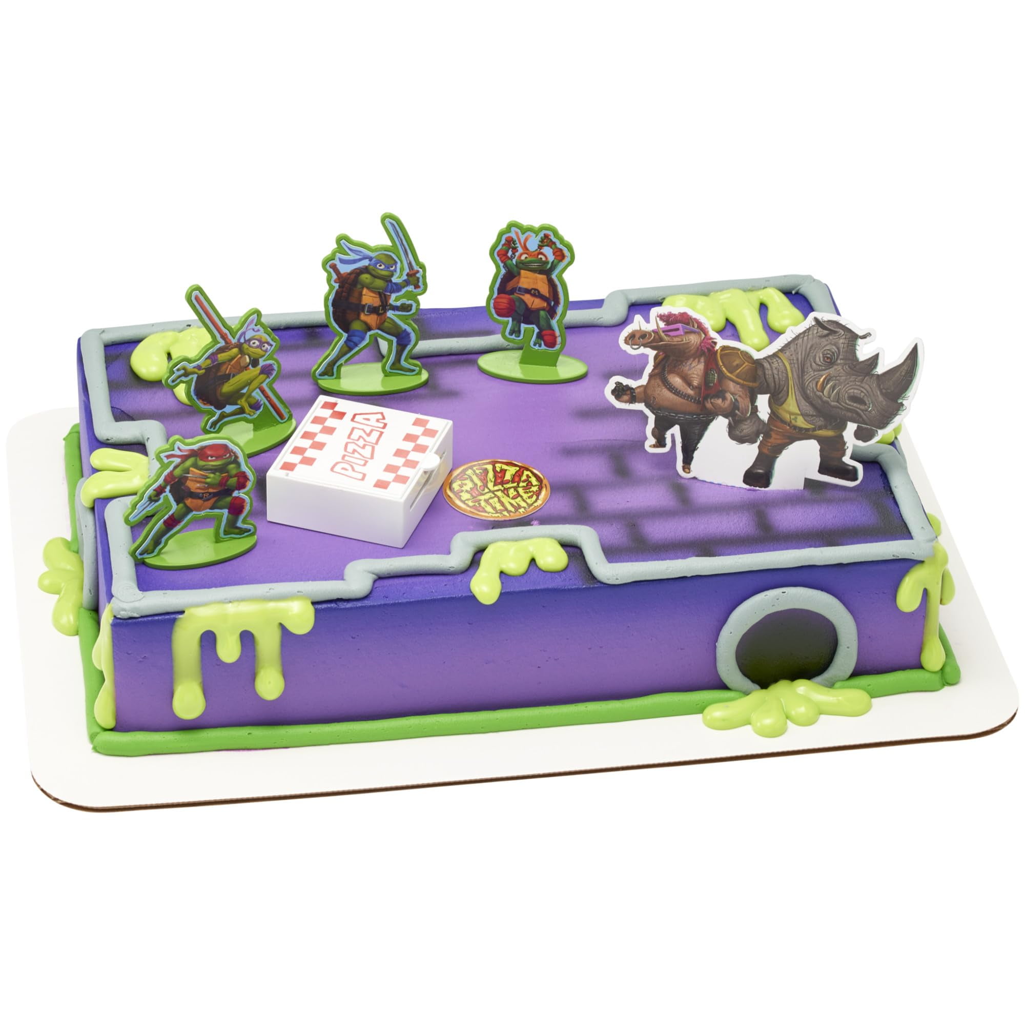DecoSet® Teenage Mutant Ninja Turtles™ Pizza RST1 Power Cake Topper, 6 ...