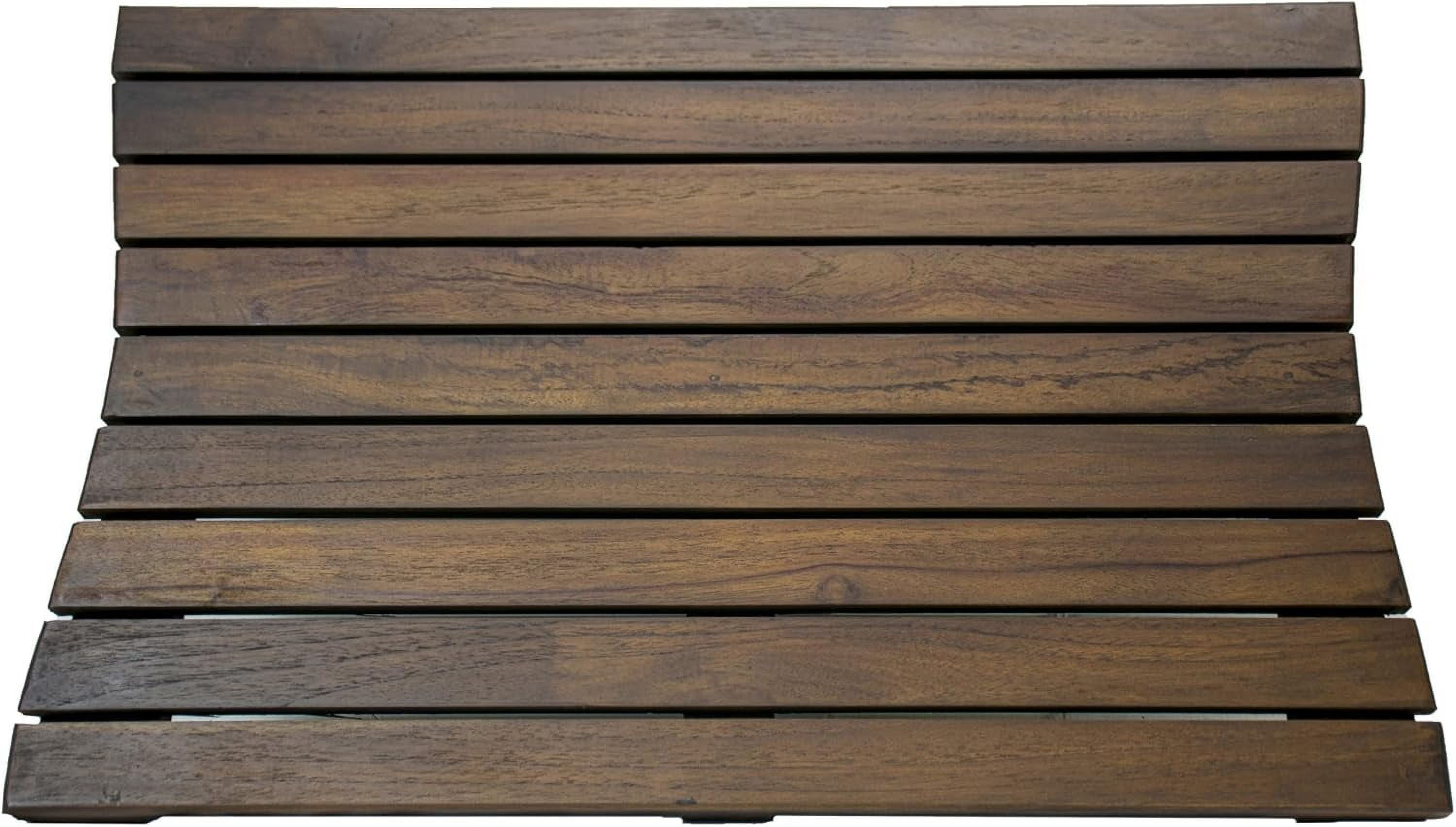 DecoTeak, Teak Shower Mat, Wood, Teak Shower Mat for Inside Shower, 23 ...