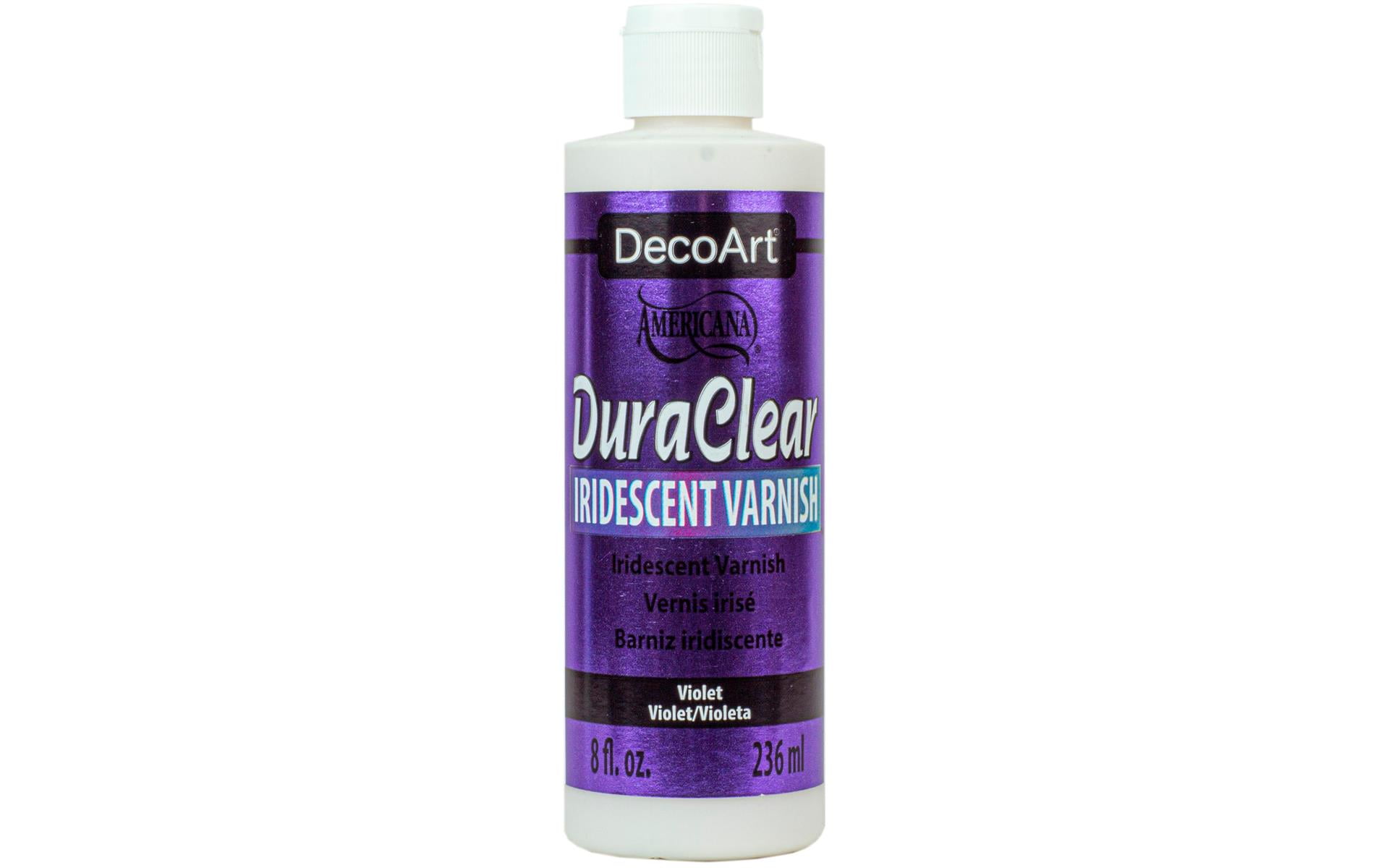 Decoart Americana DuraClear Varnish 8oz Irid Violt - Walmart.com