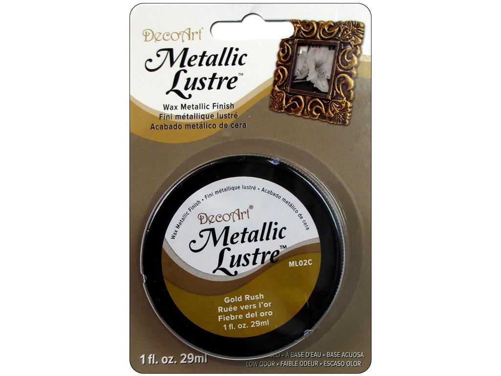 Decoart Metallic Lustre 1oz Gold Rush - Walmart.com