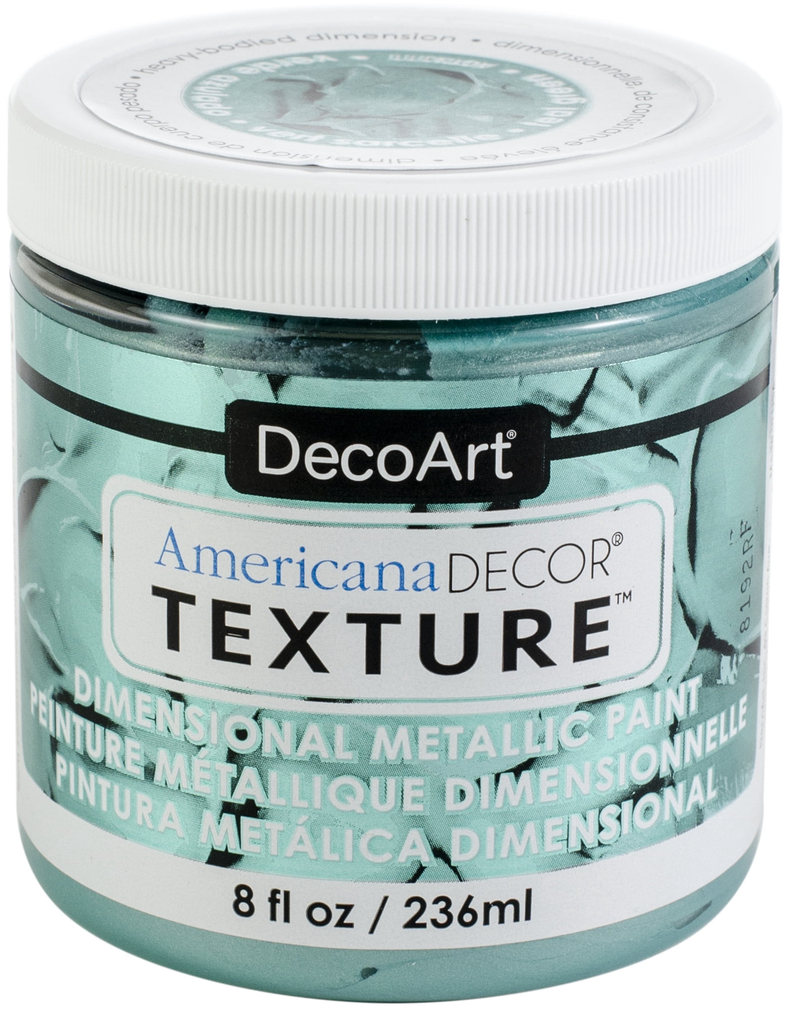 Decoart a Texture Metallics 8oz Teal Green - Walmart.com