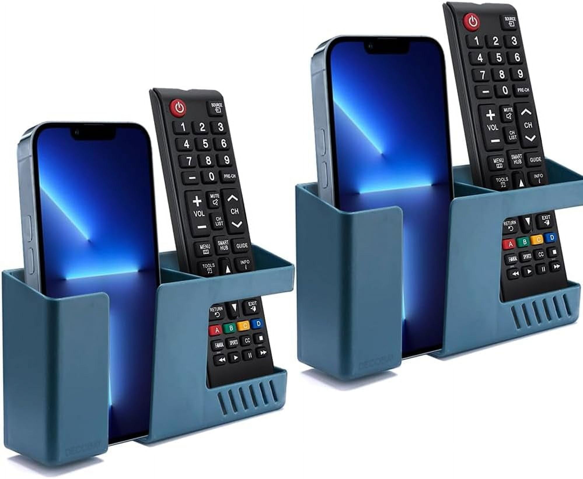 Decobay Wall Mount Phone Holder, Adhesive Charging Stand, Remote ...