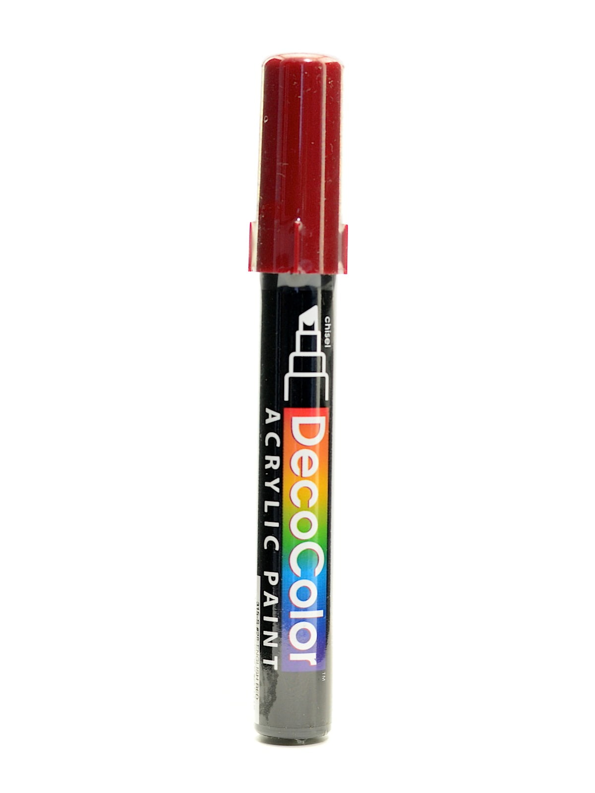 Decocolor Acrylic Paint Markers English red, chisel tip (pack of 6 ...