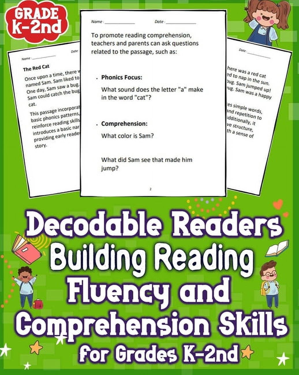 Decodable Readers Building Reading Fluency and Comprehension Skills for ...