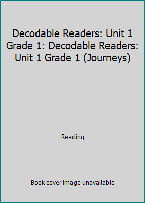 Pre-Owned Journeys, Decodable Reader Level 1 Unit 1: Houghton Mifflin Harcourt Journeys (Hmr ...