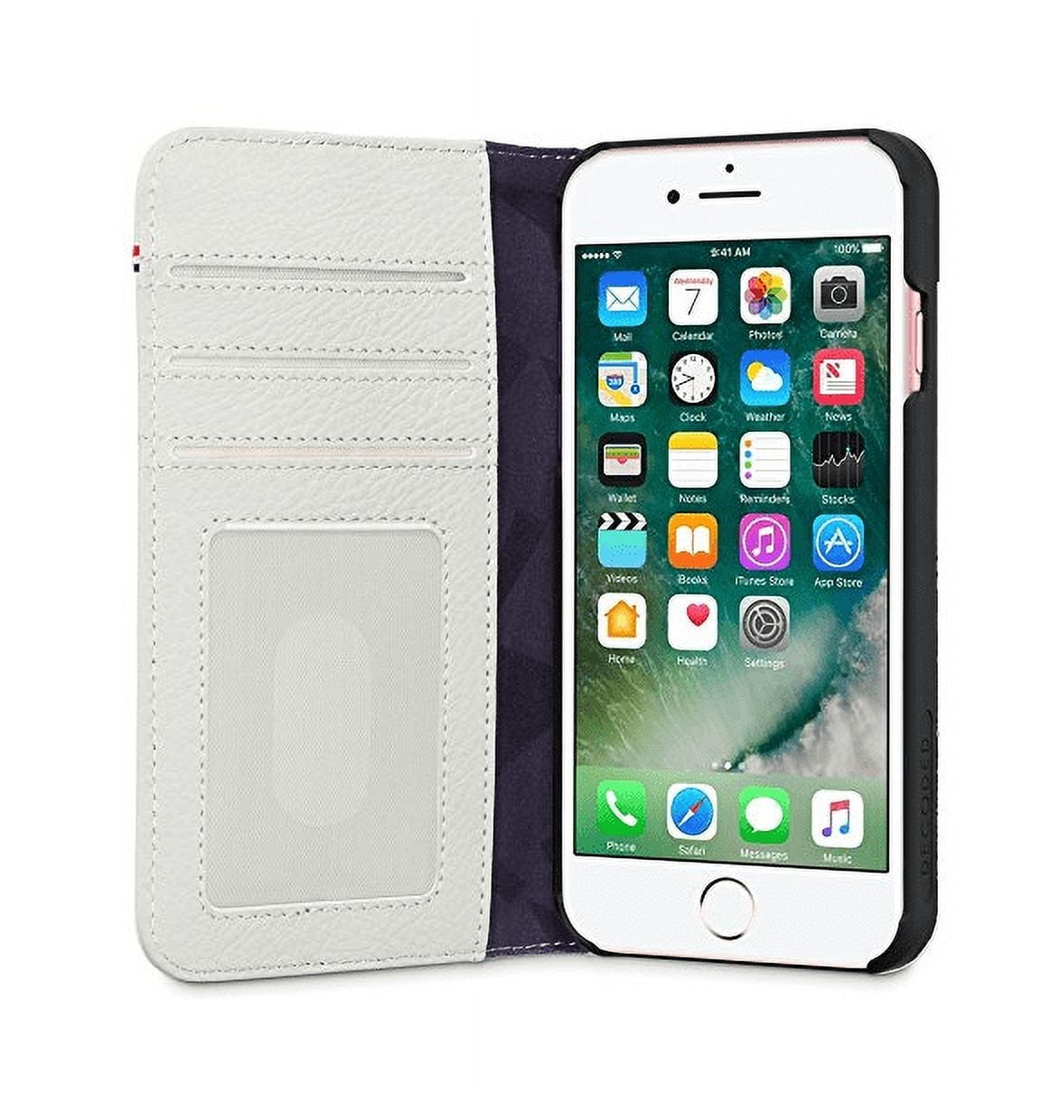 Decoded Leather Slim Cell Phone Case for Apple iPhone 8, White - Walmart.com