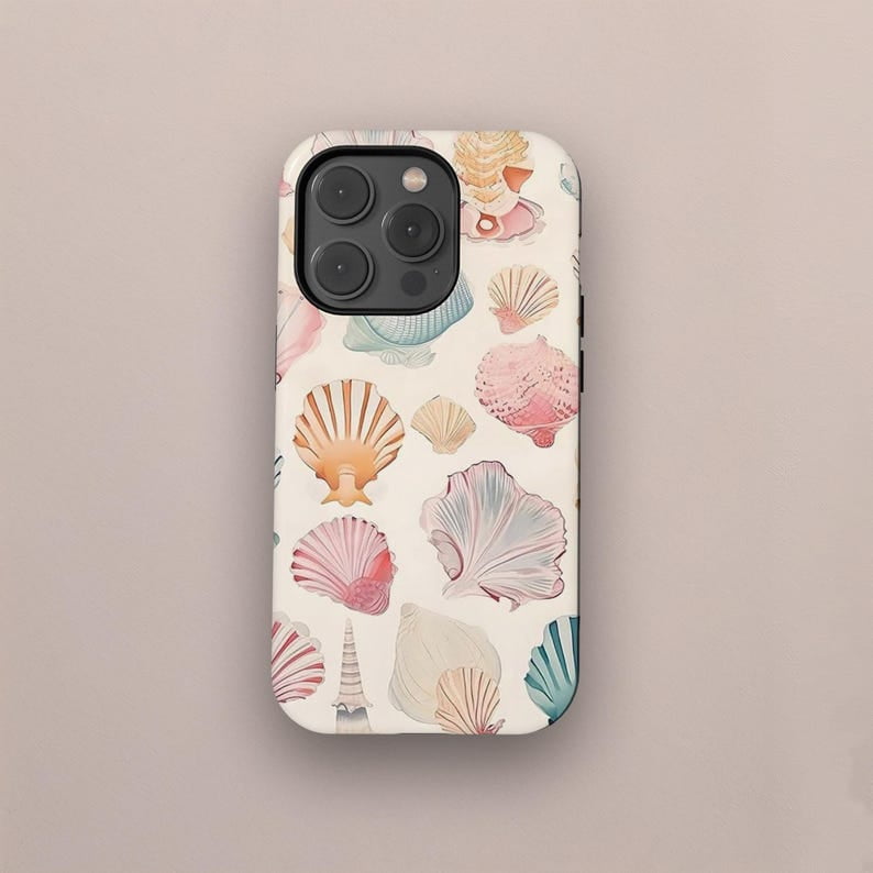 Decoden Shell Beach Theme Aesthetic Phone Case for iPhone 11 12 13 14 ...