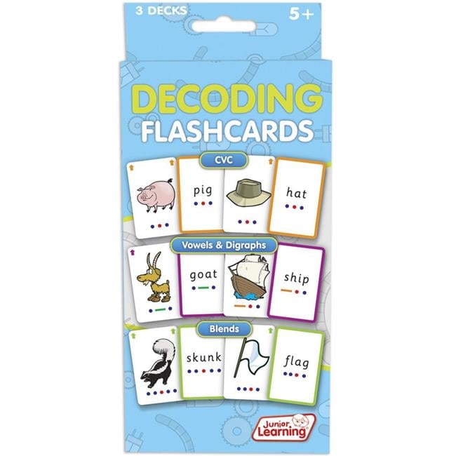 Decoding Flash Cards - Pack of 3 - Walmart.com