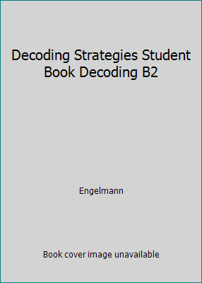 Pre-Owned Decoding Strategies Student Book Decoding B2 (Paperback) 0574789758 9780574789754 ...