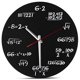 Decodyne Math Clock - Unique Wall Clock - Each Hour Marked By a Simple ...