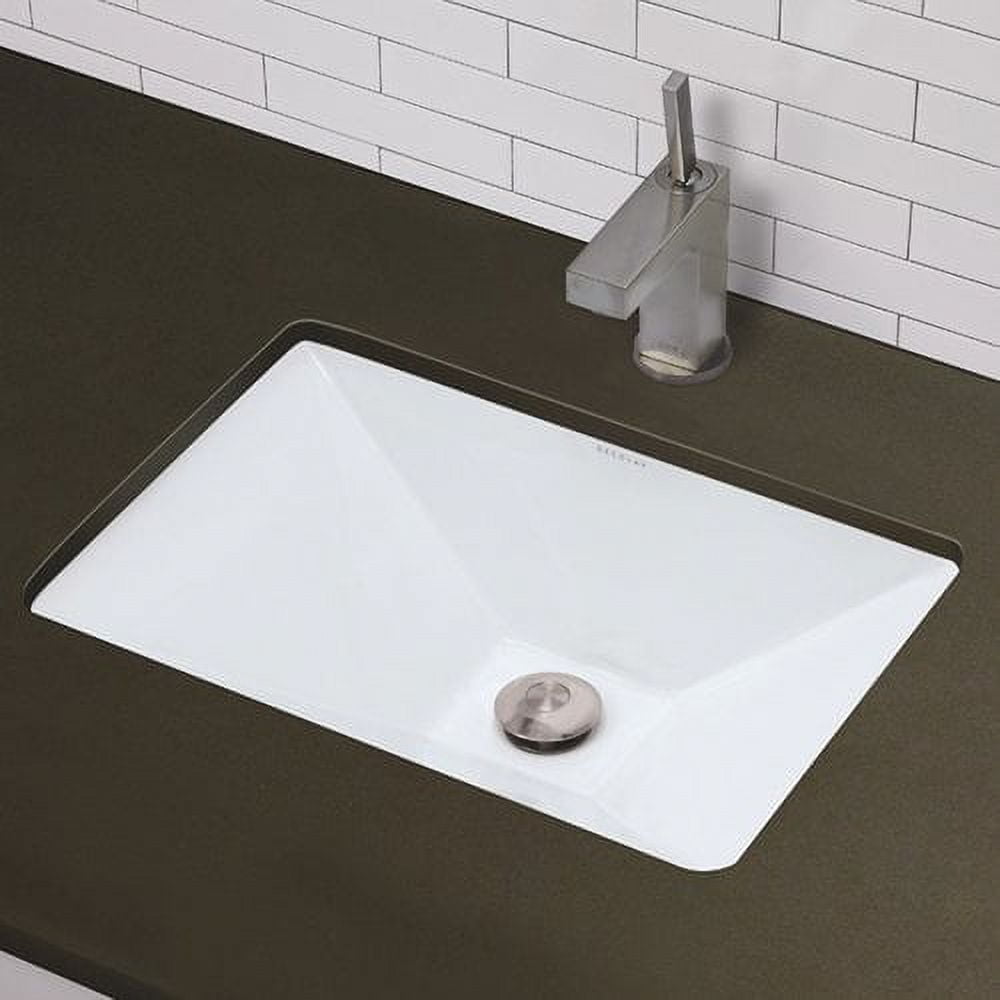 Decolav 1409 Amabella 17-1/2" Rectangular Undermount Vitreous China ...