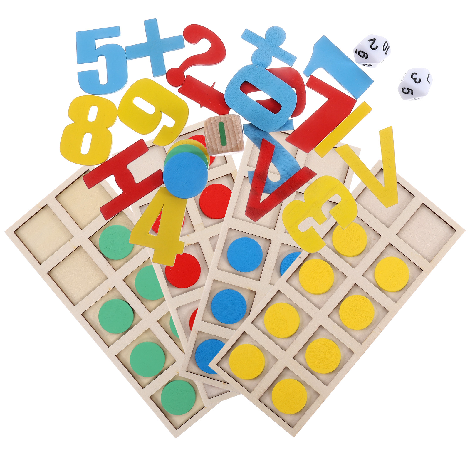 Arithmetic Mathematical Addition and Subtraction Woody Toy Happy Kids ...