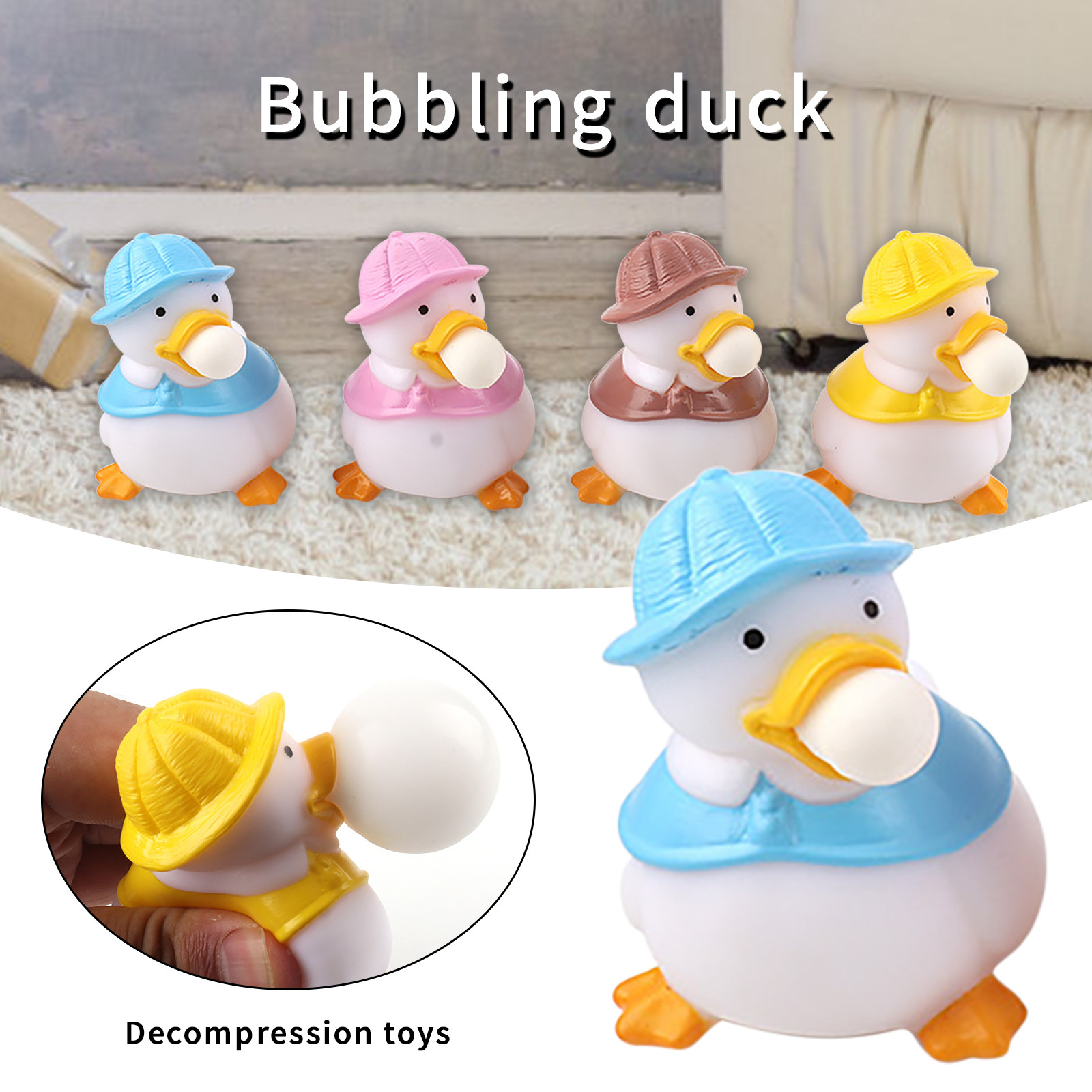 Decompression Artifact Spit Bubble Toy Vent Ball Pinch Music Bubble ...