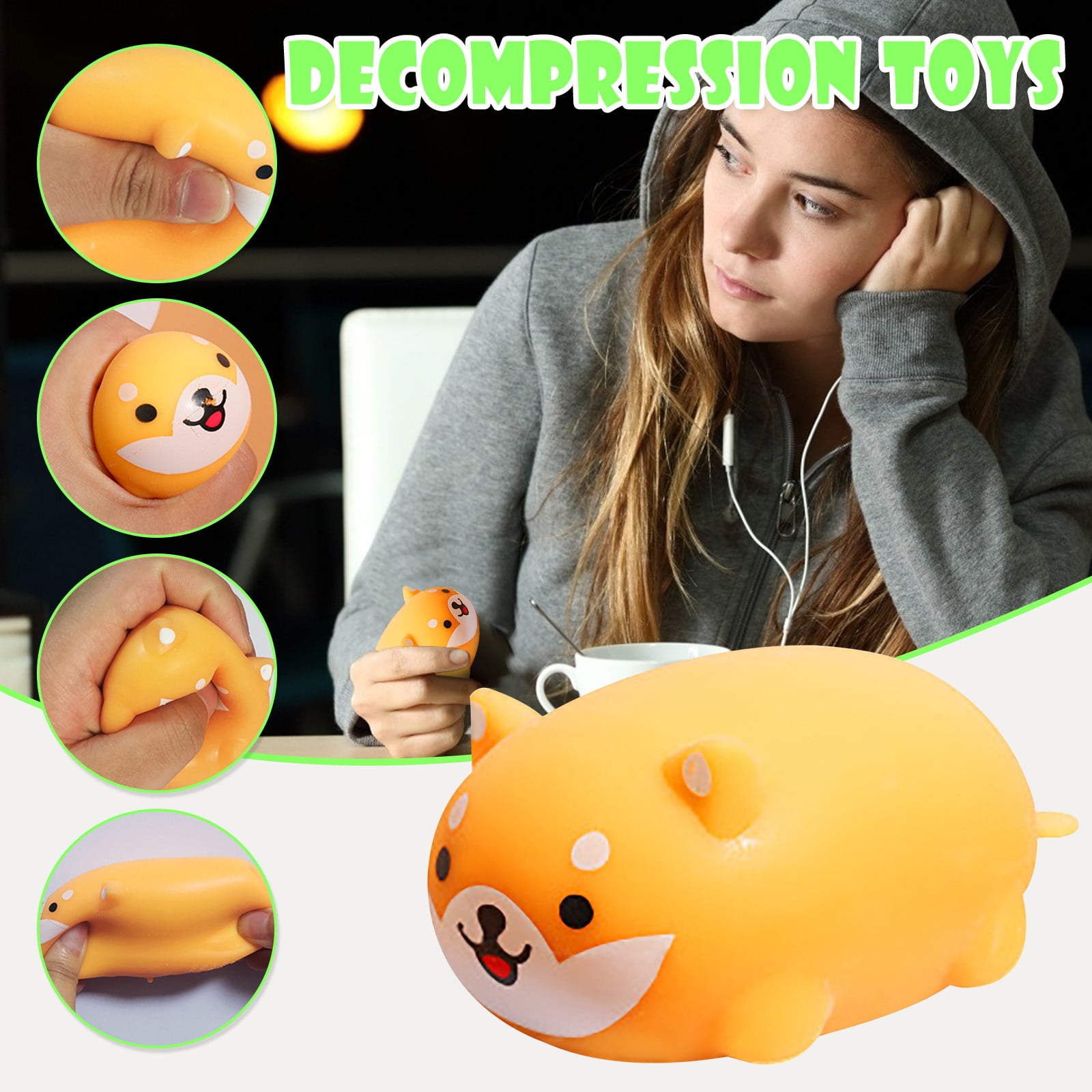 Decompression Artifact Super Cute Shiba Inu Pinch Decompression Vent To ...