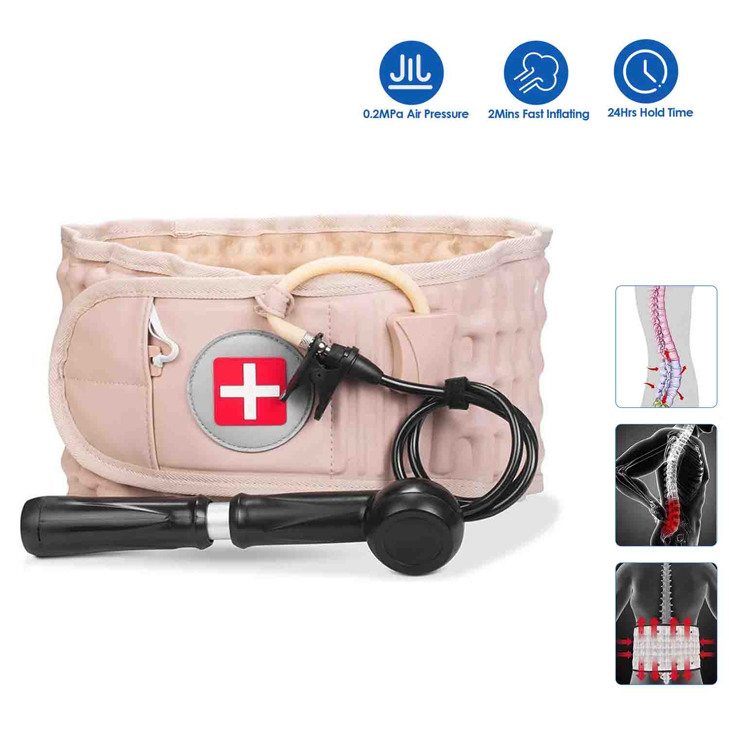 Decompression Back Belt for Women Men, iMounTEK Lumbar Spine Support ...