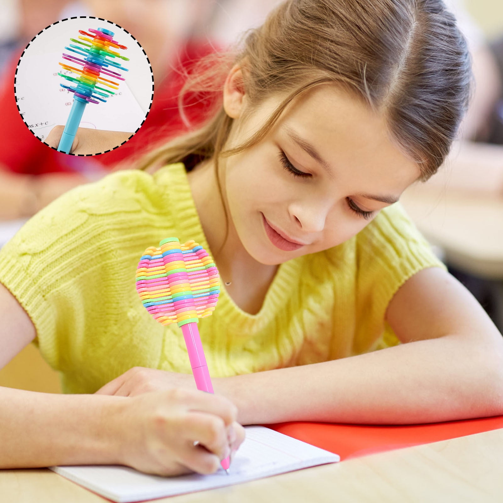 Decompression Ballpoint Pen,Fidget Ballpoint Pen,Multifunction Writing ...