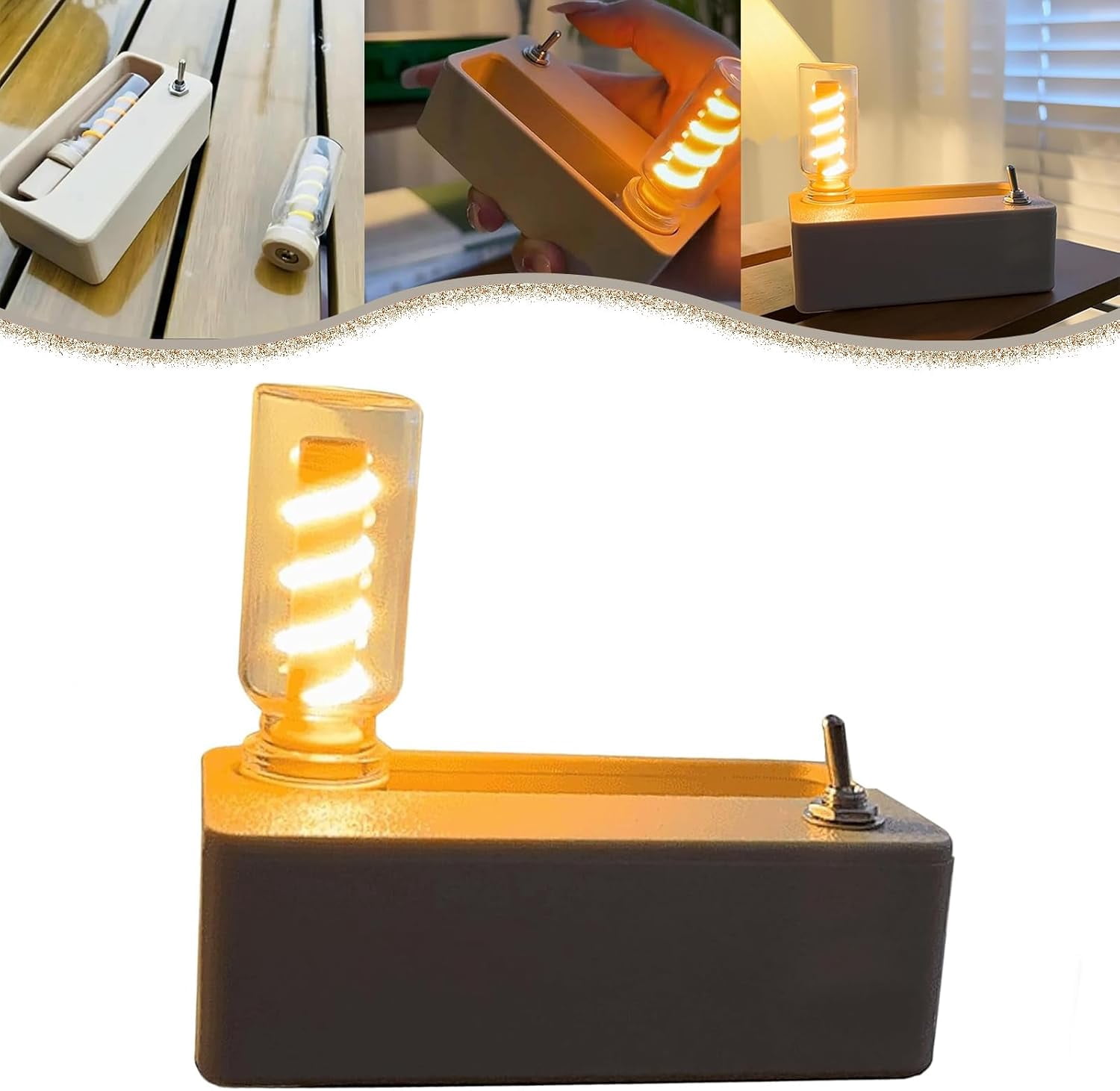 Decompression Mechanical Night Light, Creative Magnetic LED Light With ...