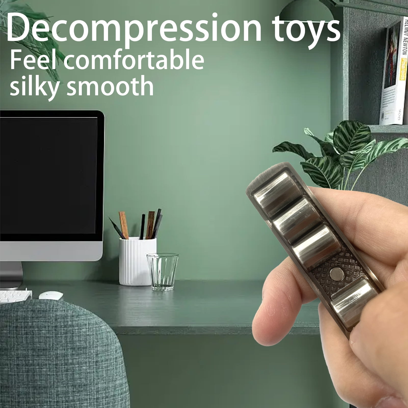 Decompression Pea Push Slider Comfortable Smooth Surface Portable Ease ...