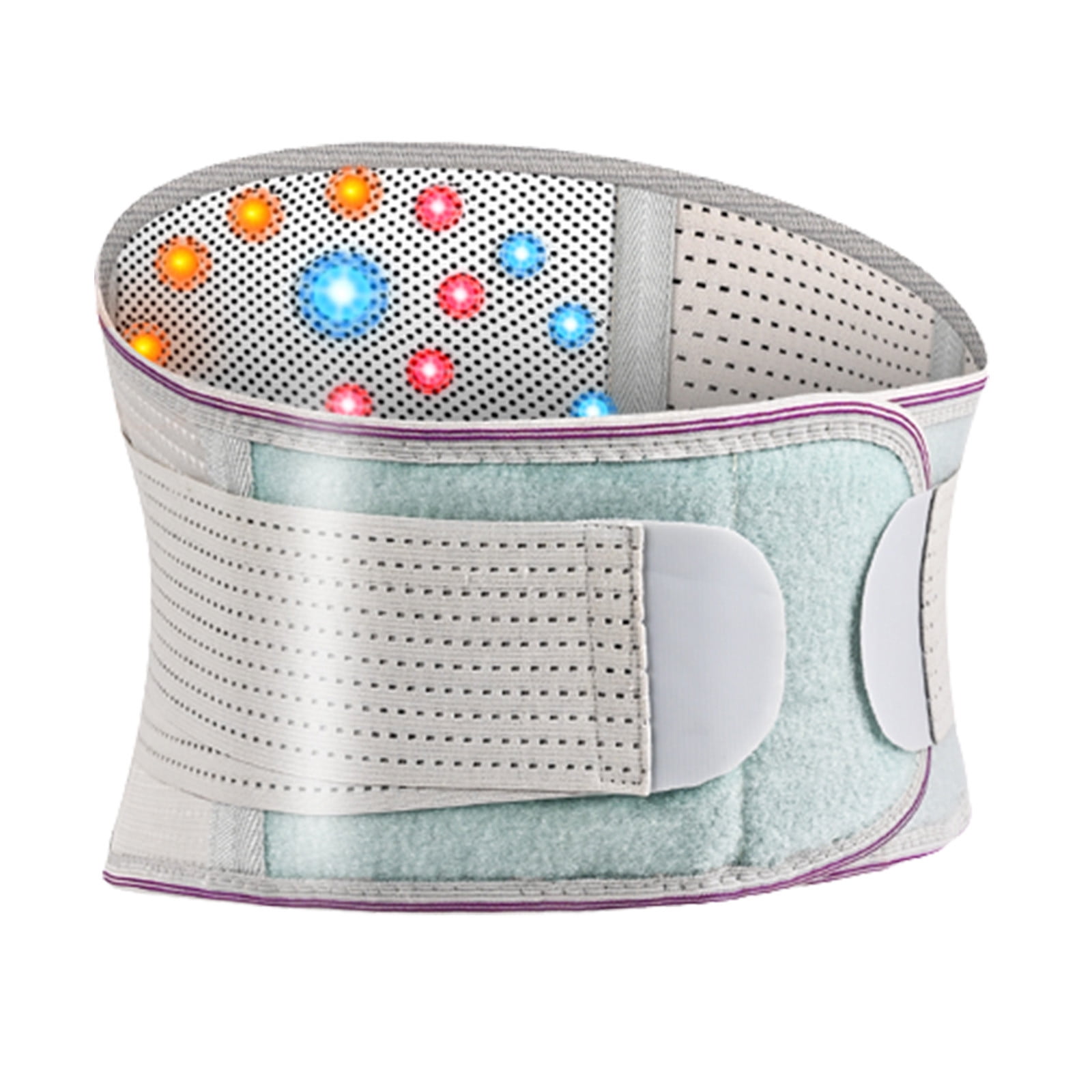 Decompression Self-Heating Magnetic Therapy Lumbar Waist Back Brace ...