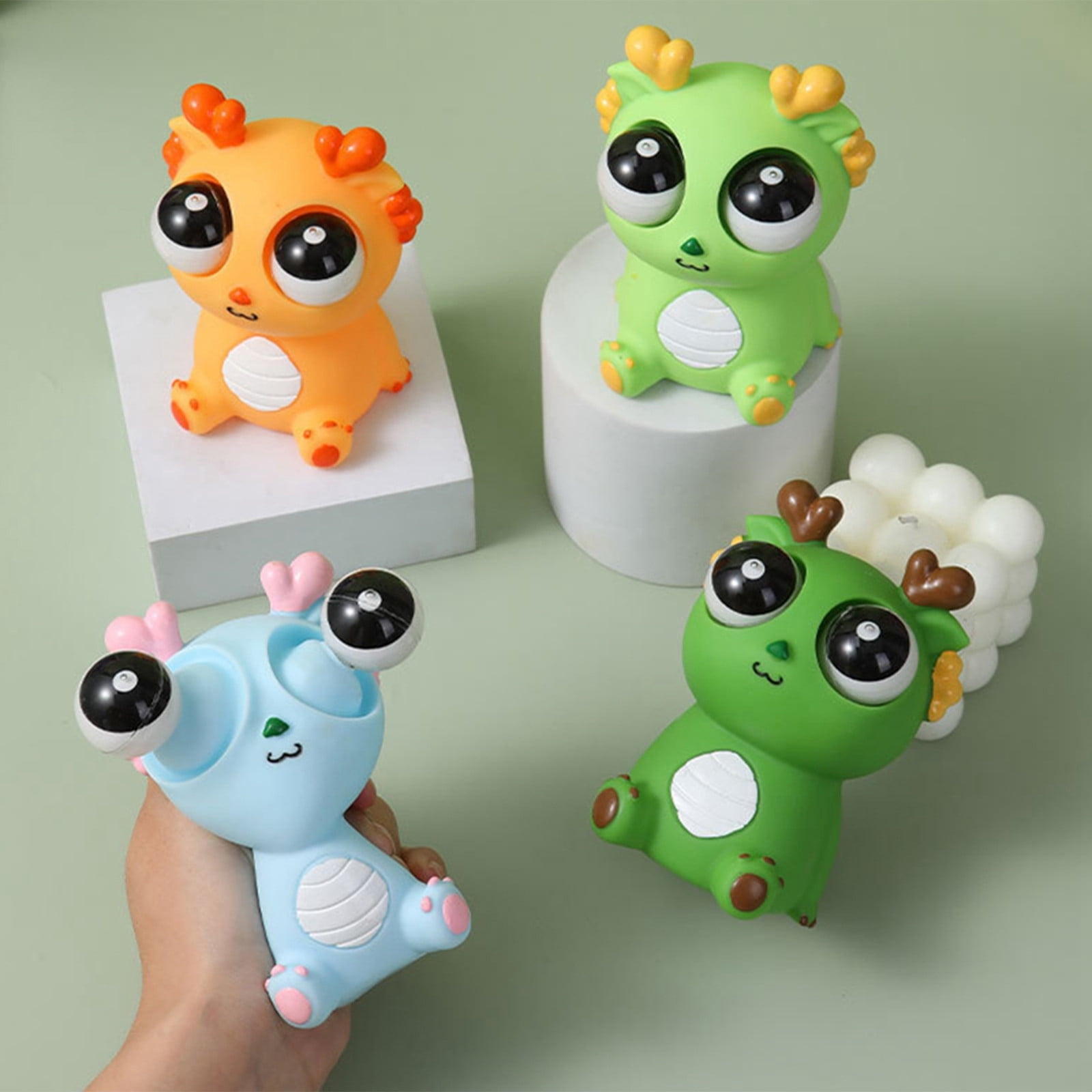 Decompression Toys, Burst Eyes Dragon Pinch Toys, Toy for Stress Relief ...