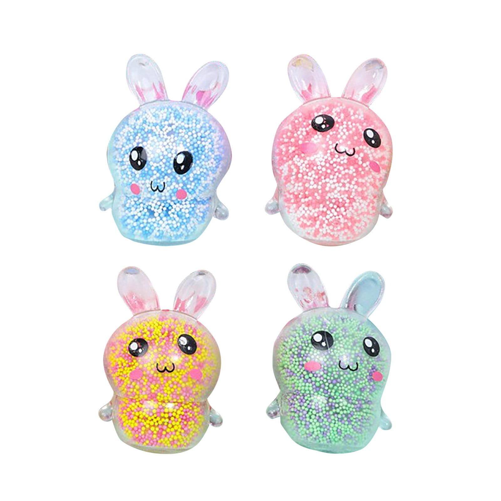 Decompression Toys Stress Relief Toys Set of 5 Cute Rabbit Stress ...
