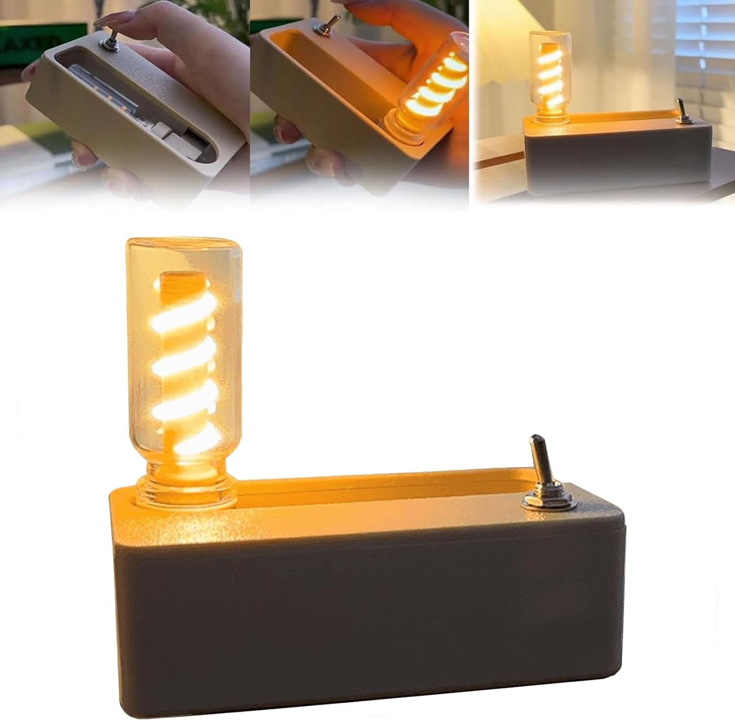 Decompressions Mechanical Night Light, Creative Magnetic Flippable ...