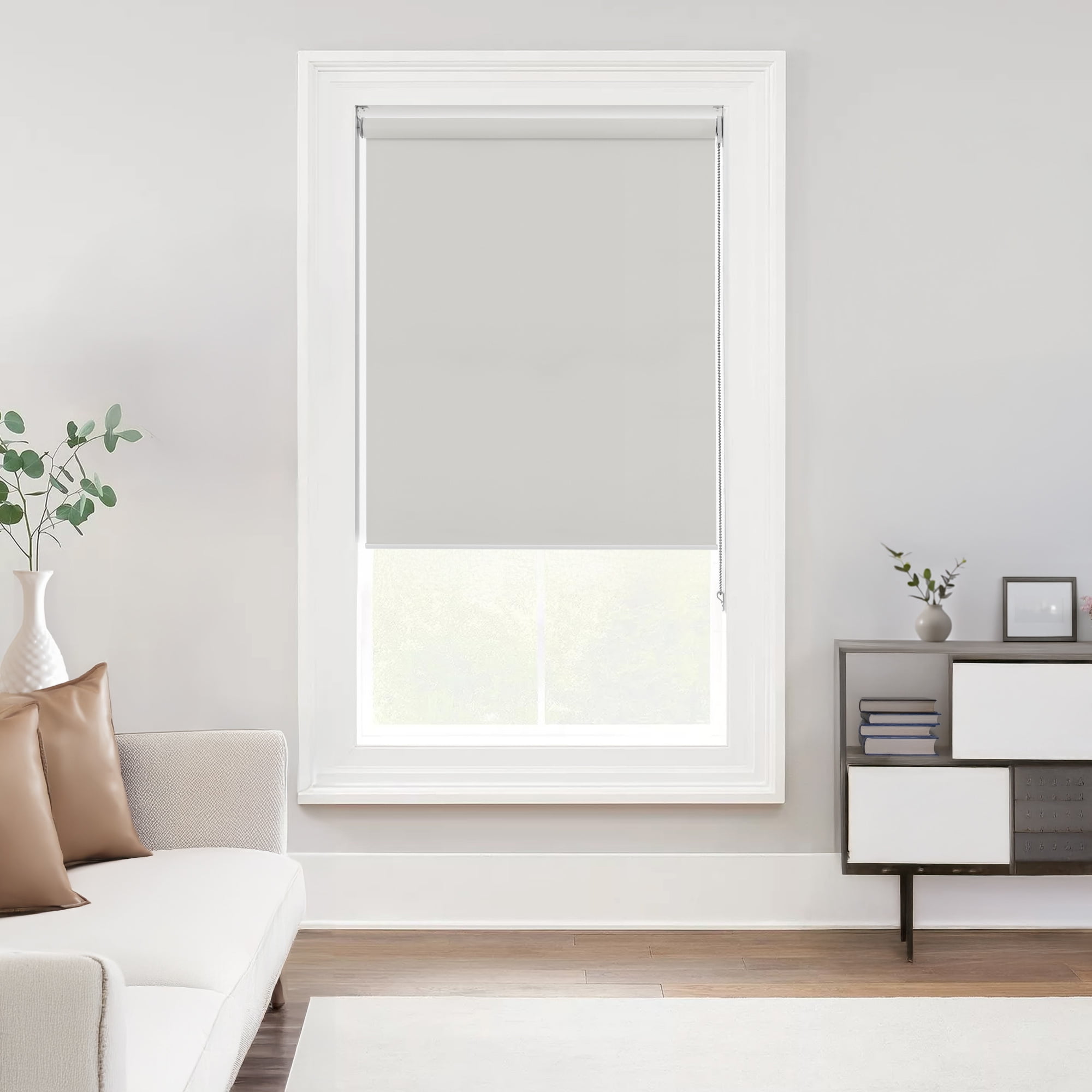 Deconovo 100% Blackout Corded Roller Shades, Privacy，Light Control ...
