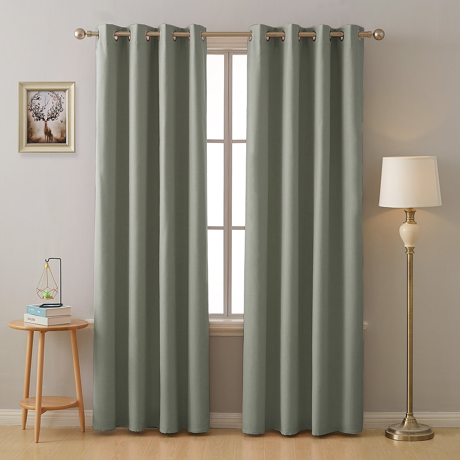 Deconovo Blackout Curtains 3 Pass Thermal Insulated Curtains for Girls ...