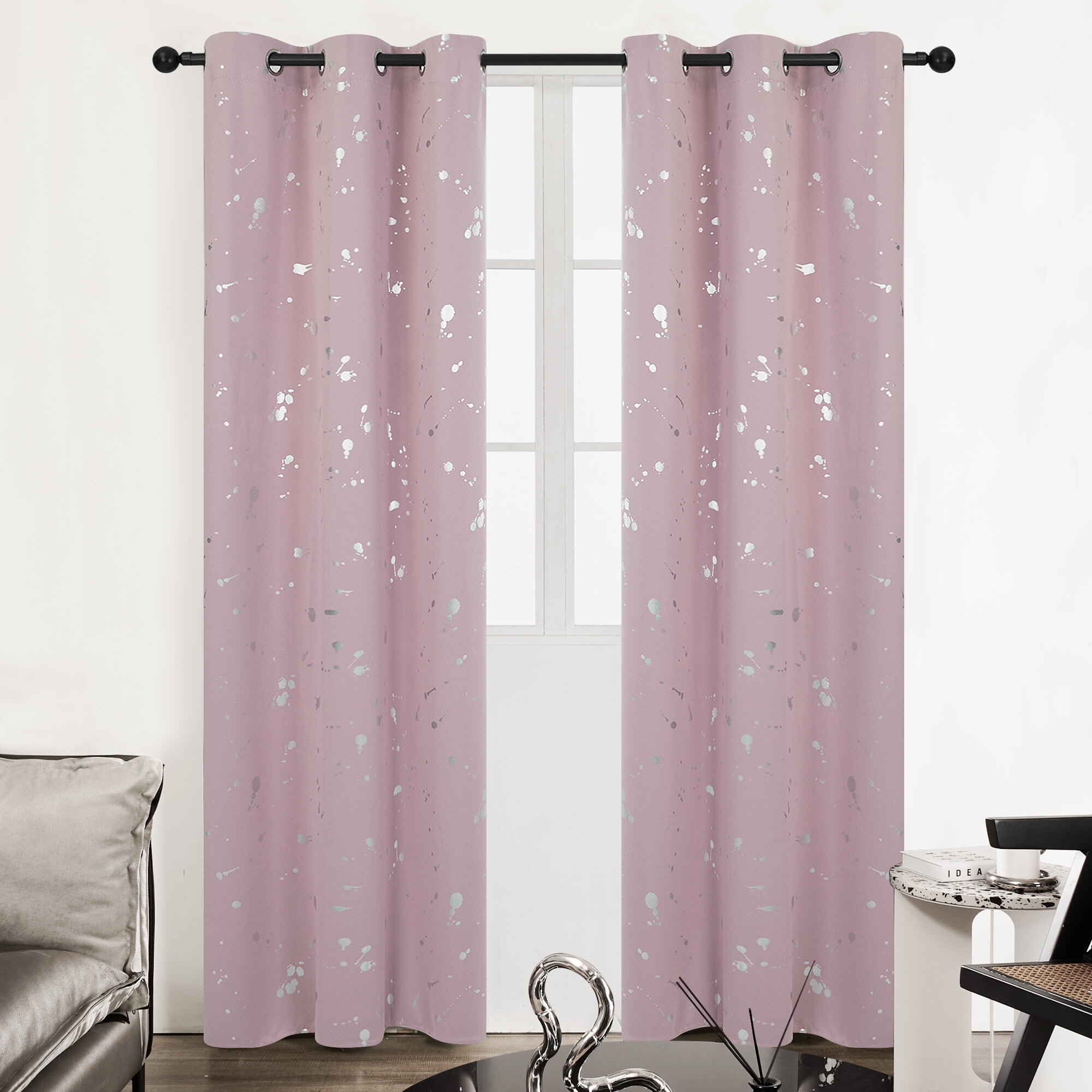 Deconovo Blackout Curtains for Living Room-Grommet Thermal Insulated ...