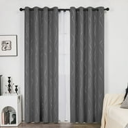 Sun Zero Eldon Trellis Print Blackout Grommet Curtain Panel, 40"x63 ...