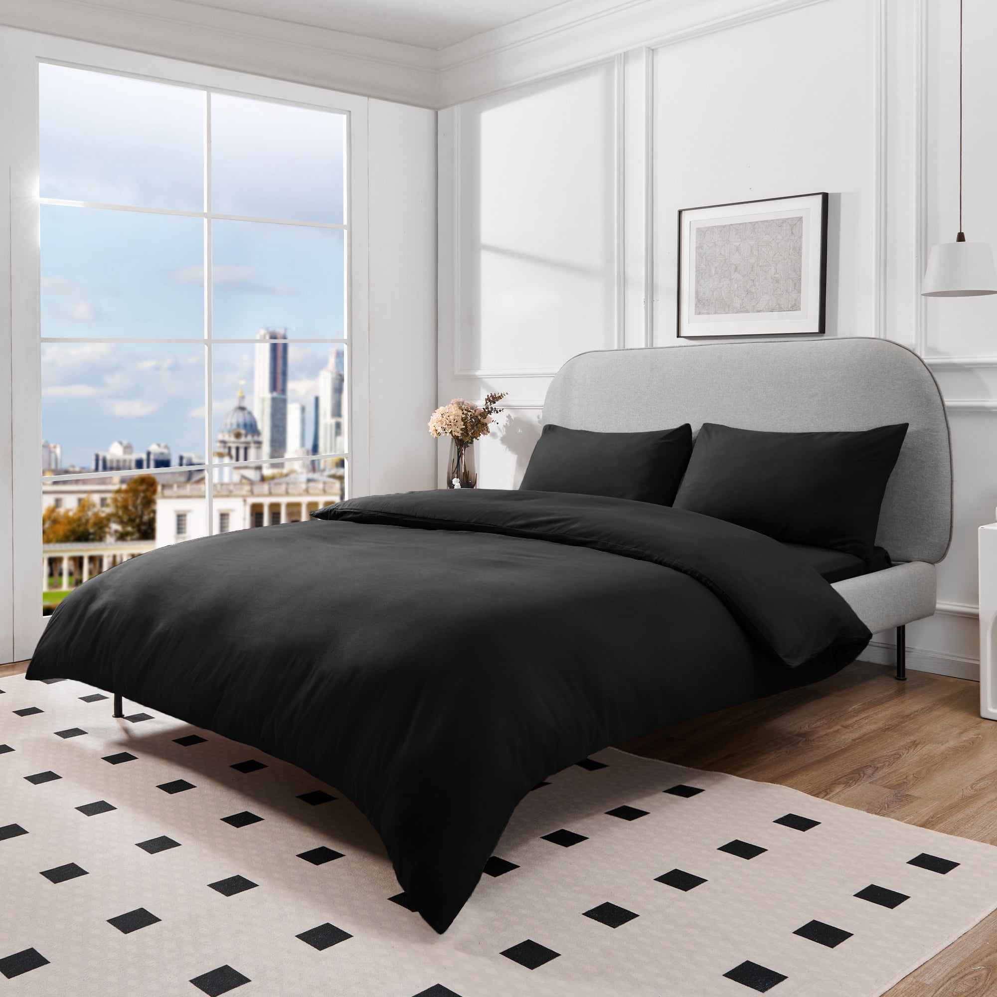 Deconovo Super Soft Full Size Bed Sheets Set with Pillow Case, 4 Pieces ...