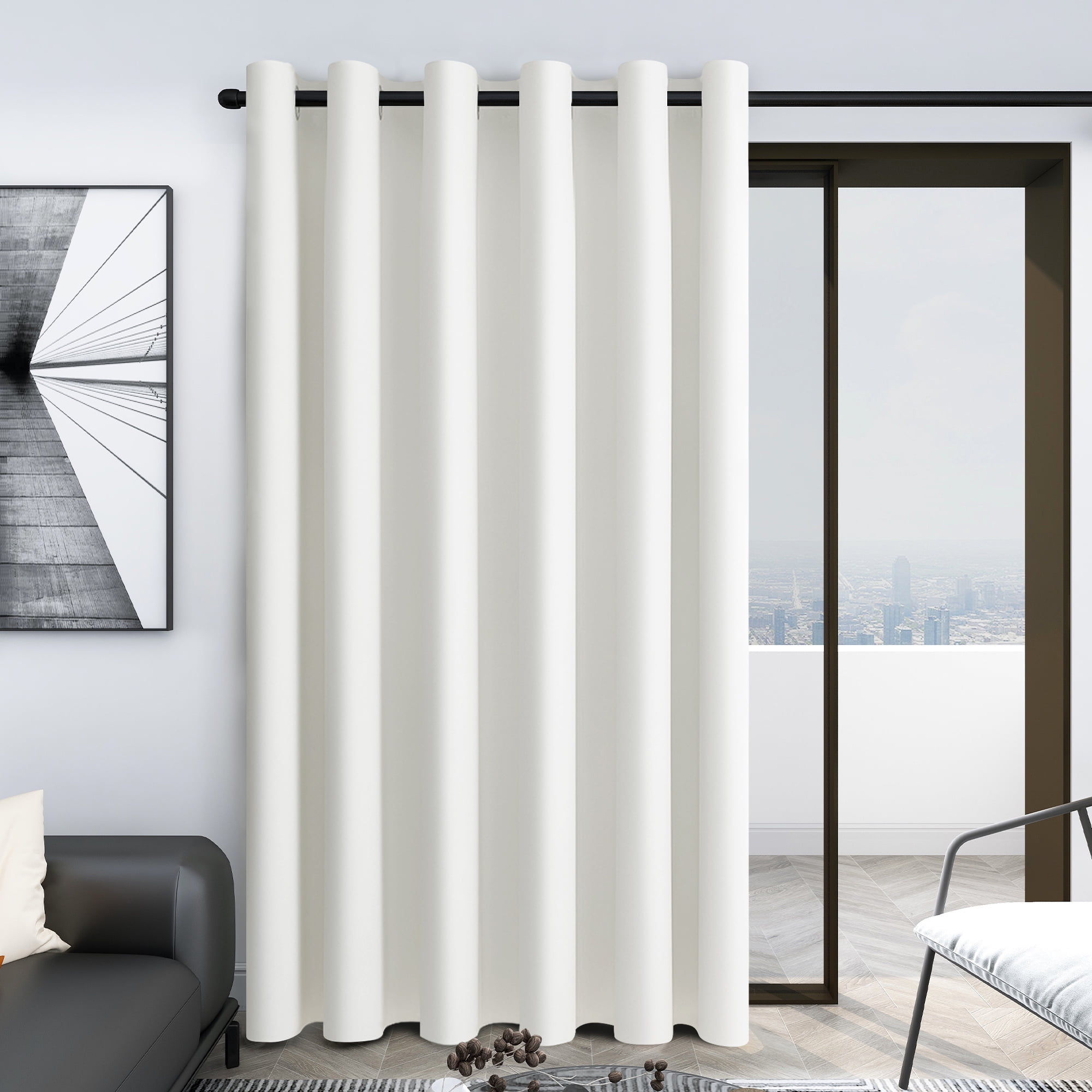 Deconovo Blackout Curtain for Villa/Hall/Parlor - Sliding Door Patio ...