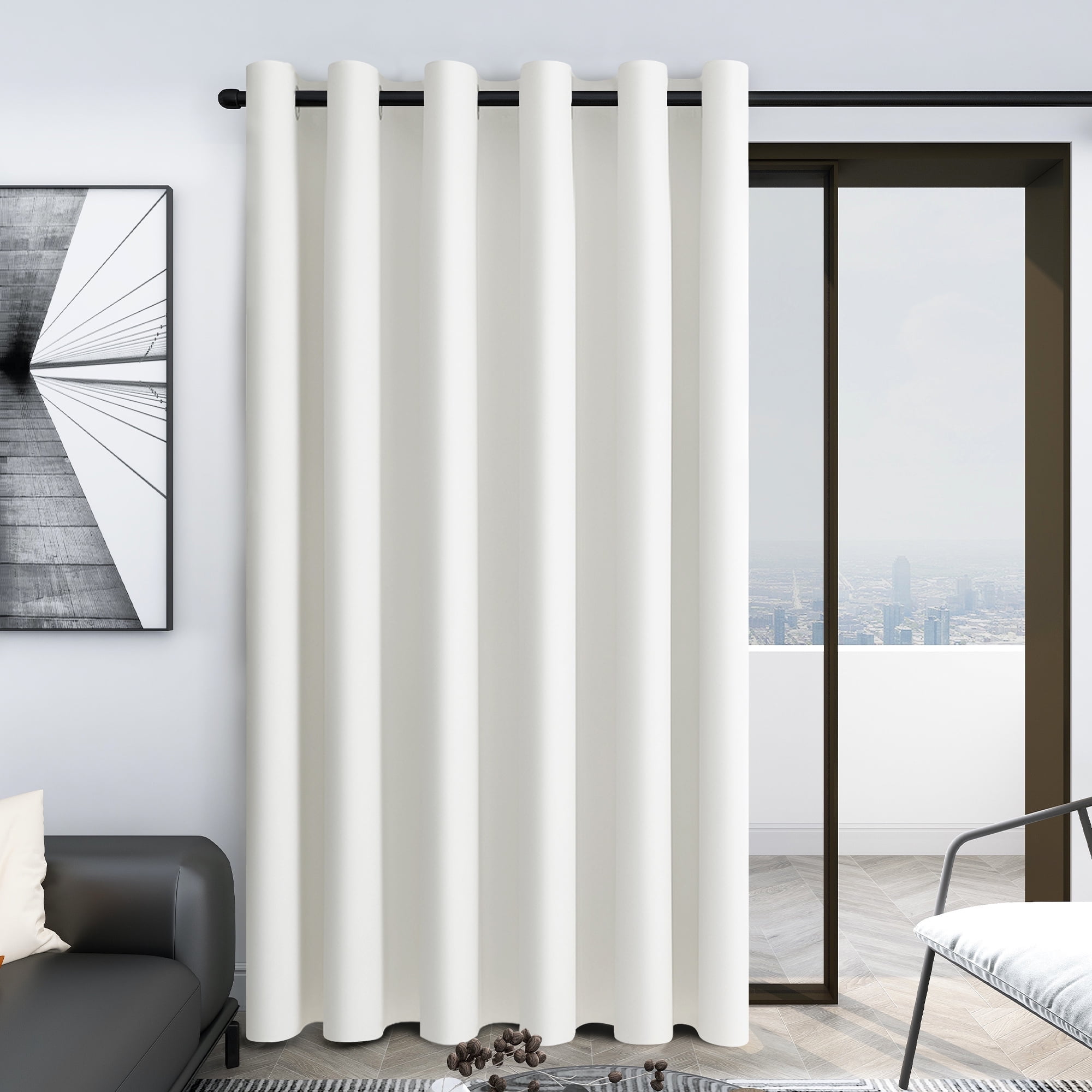 Deconovo Blackout Curtain for Villa/Hall/Parlor - Sliding Door Patio ...